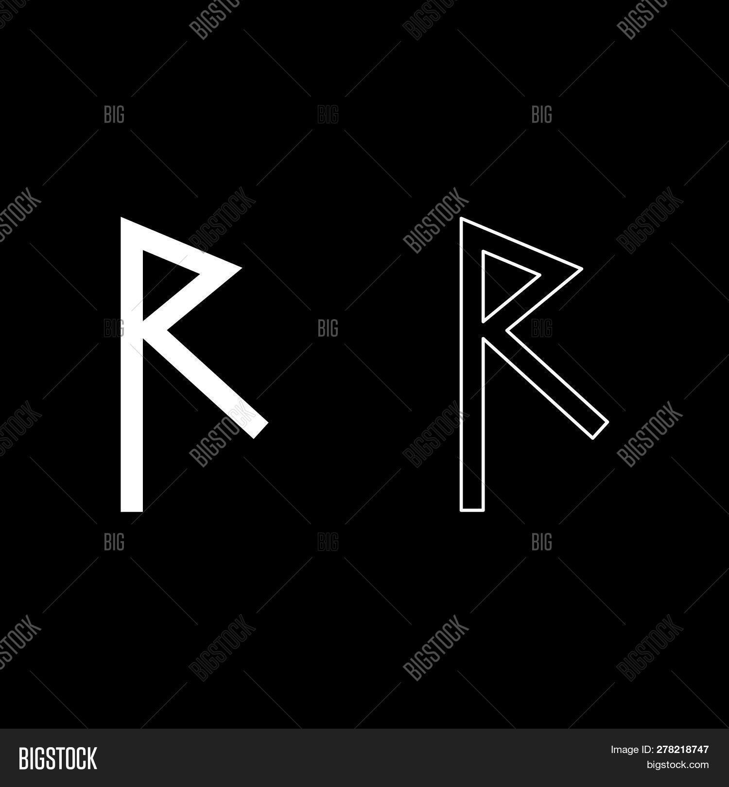 Raido Rune Raid Vector & Photo (Free Trial) | Bigstock