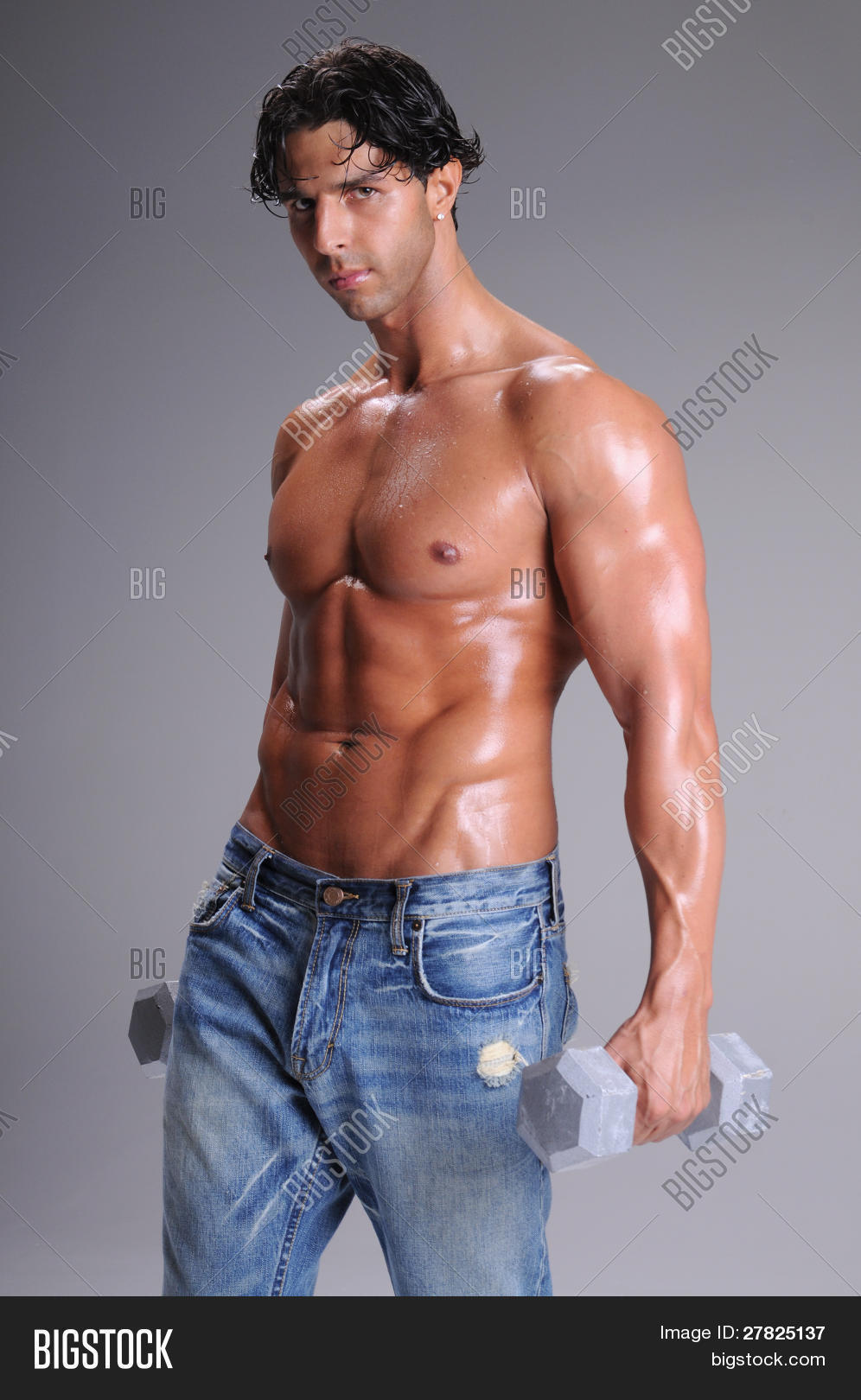 Muscular Young Man Image & Photo (Free Trial) | Bigstock