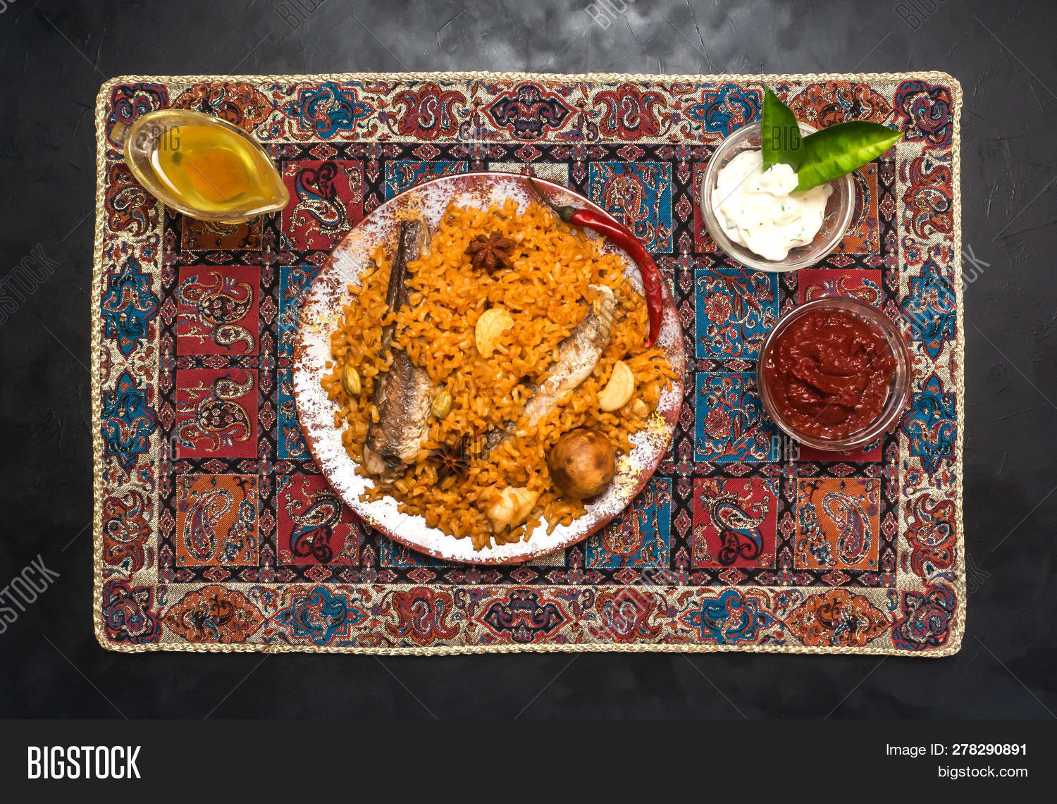 Arabic Dish Rice Fried Image & Photo (Free Trial) | Bigstock