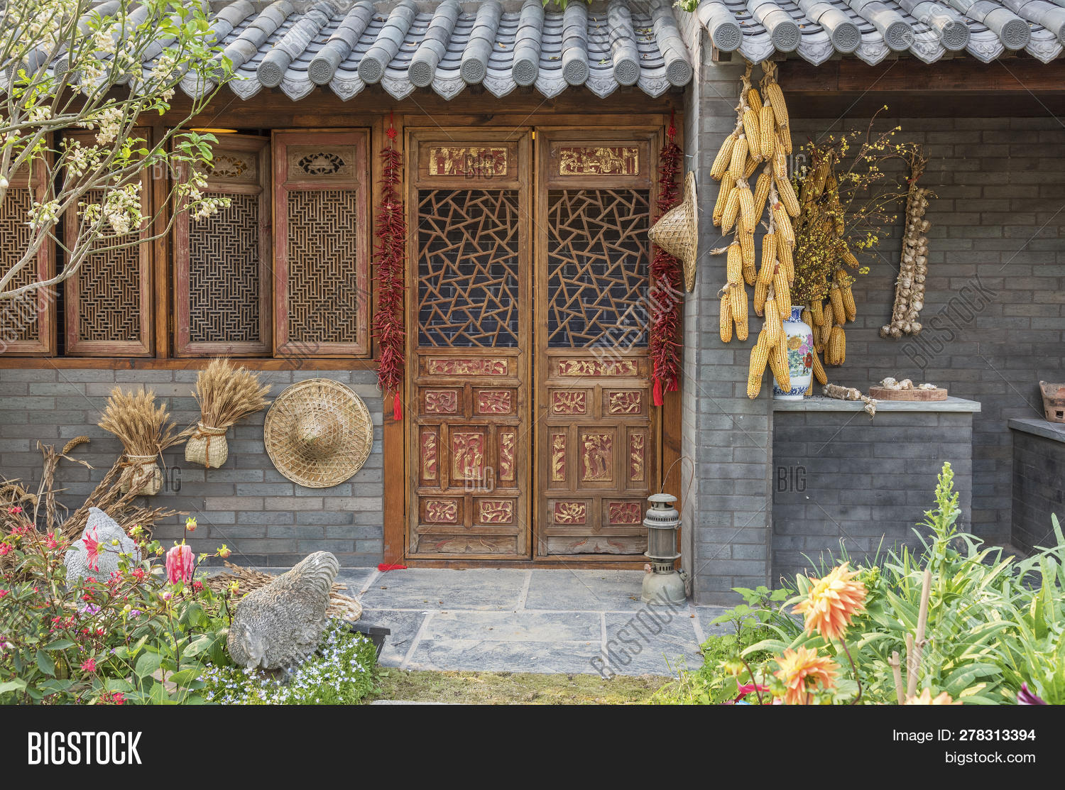 Exterior Chinese Farm Image & Photo (Free Trial) | Bigstock