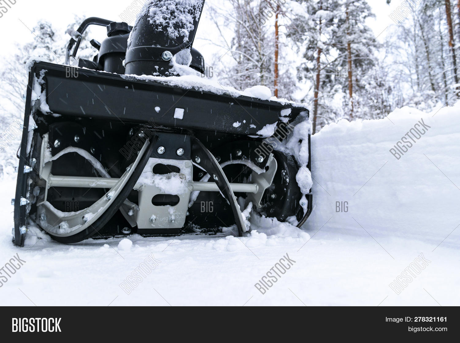 Snowblower Work On Image & Photo (Free Trial) | Bigstock