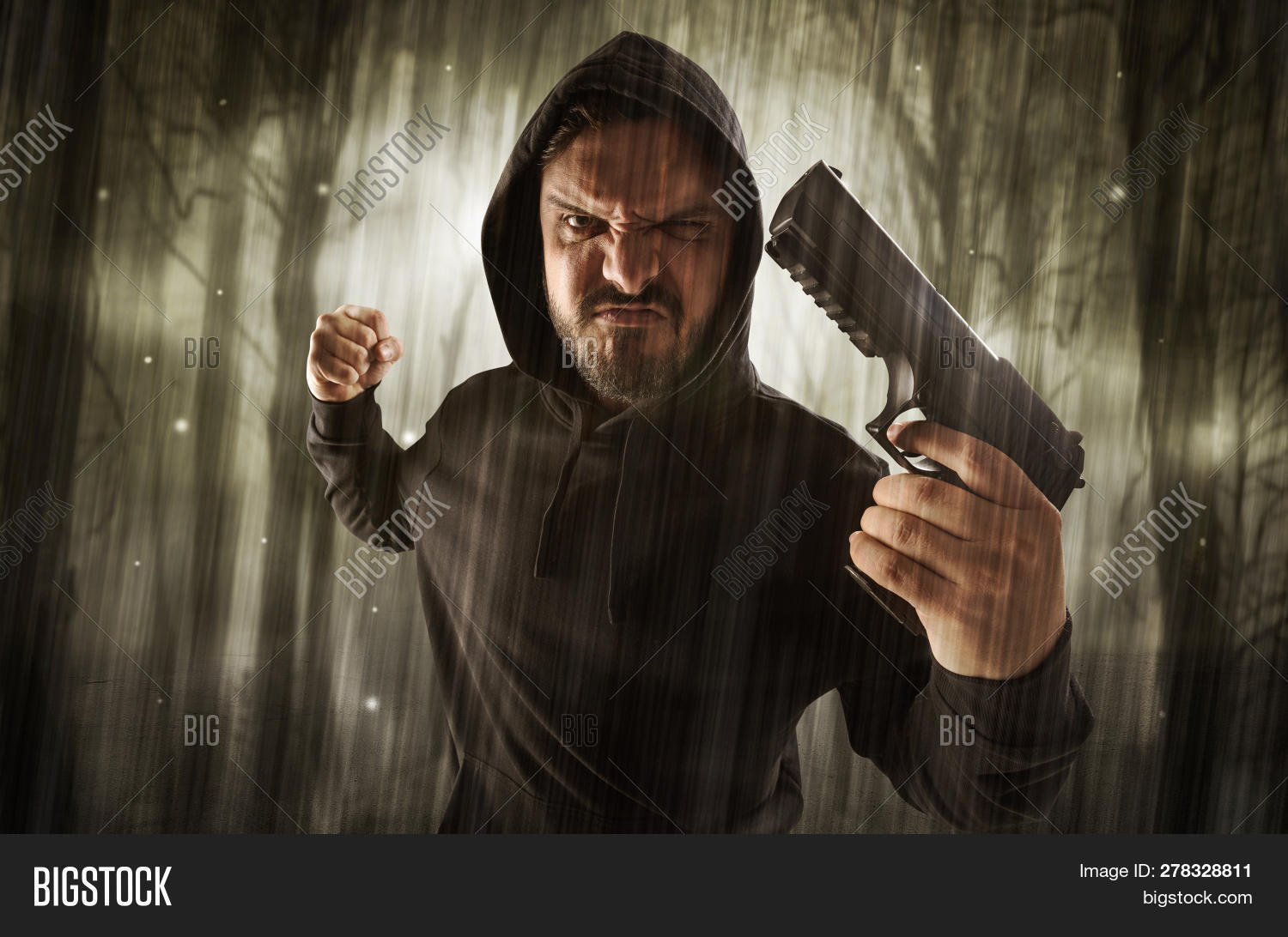 Masked Armed Hitman Image & Photo (Free Trial) | Bigstock