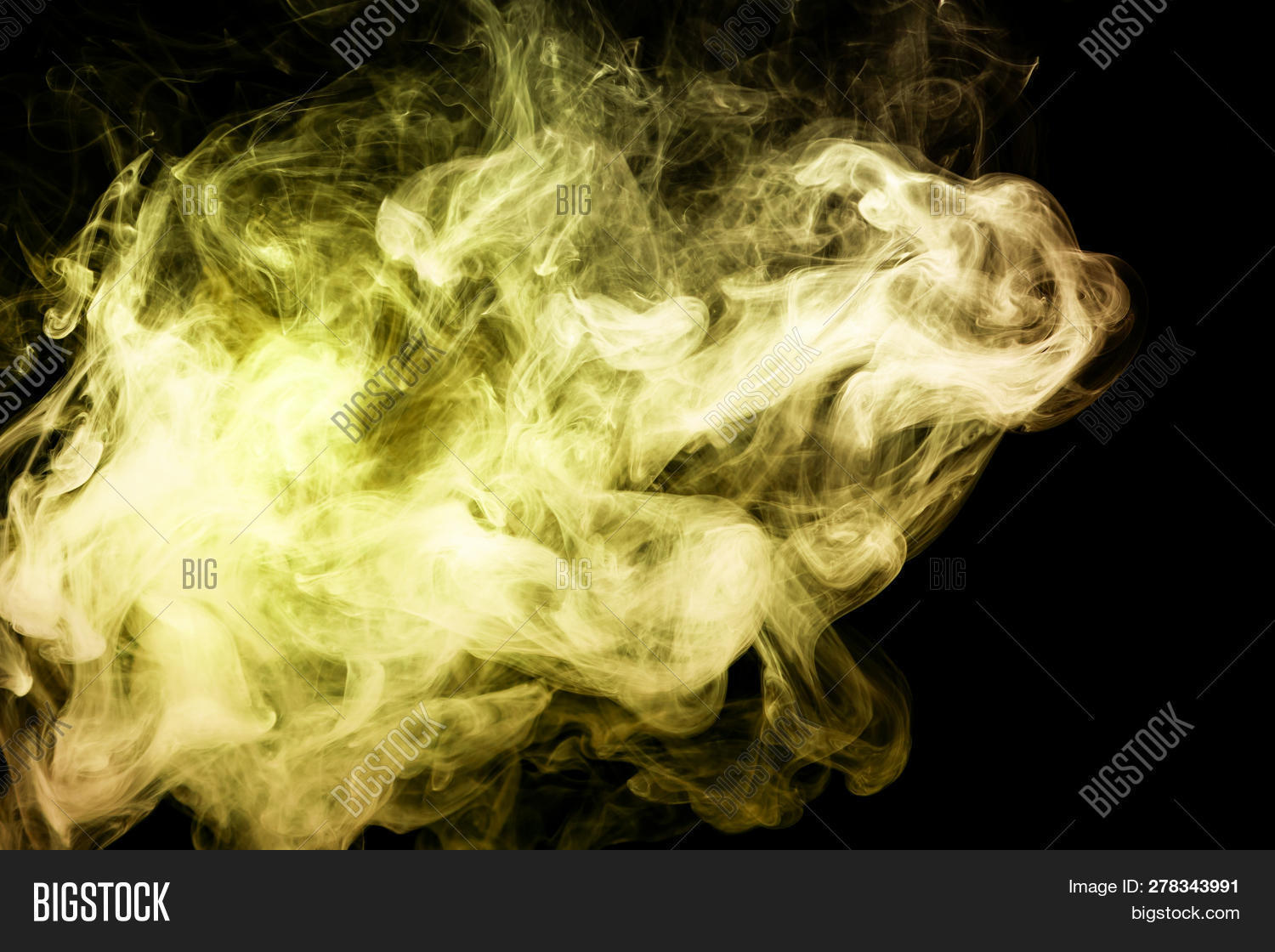 Yellow Cloud Smoke On Image & Photo (Free Trial) | Bigstock