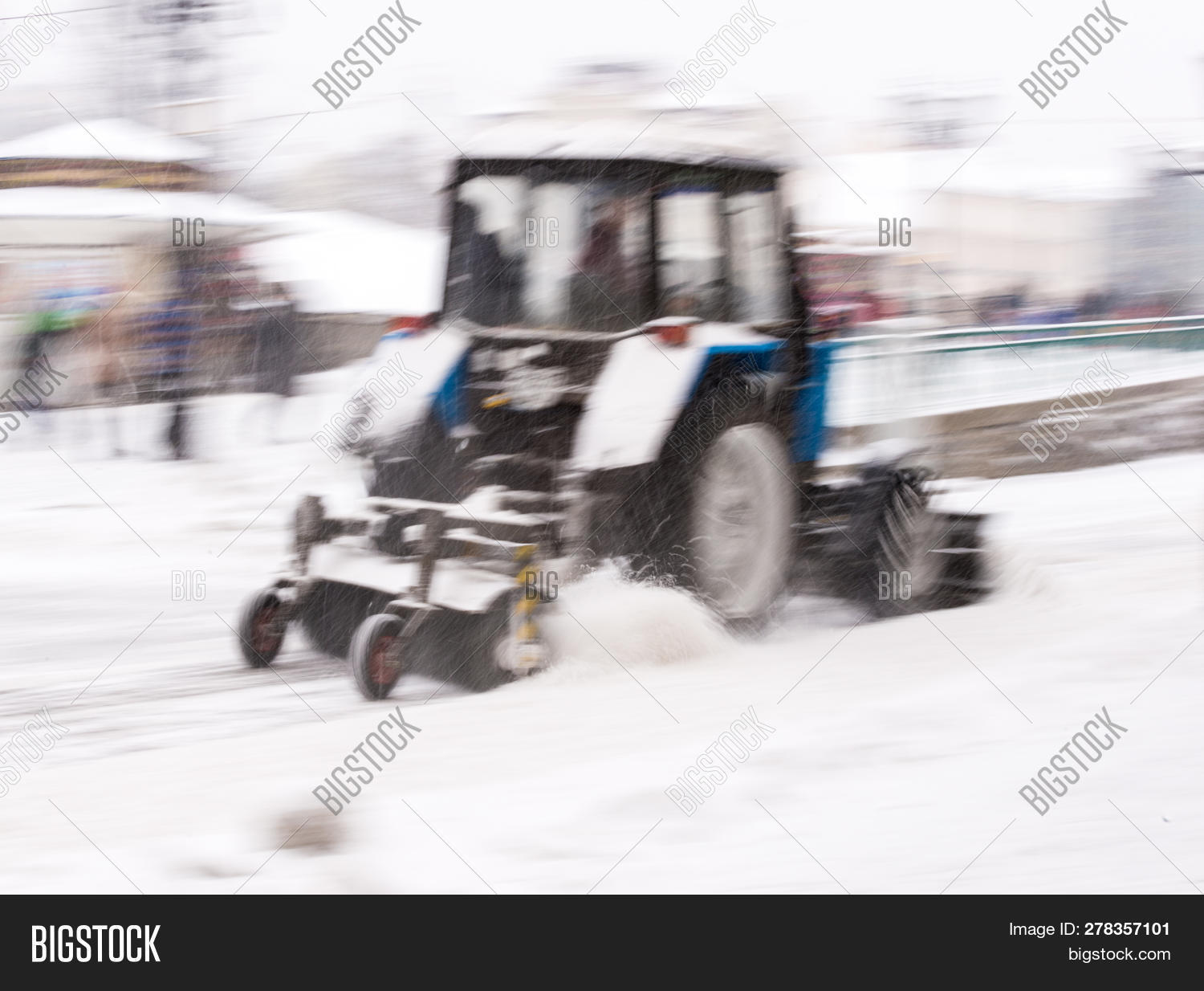 Snow Removal Machine Image & Photo (Free Trial) | Bigstock