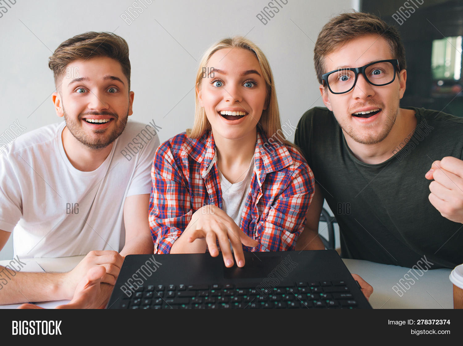 Happy Young People Sit Image & Photo (Free Trial) | Bigstock