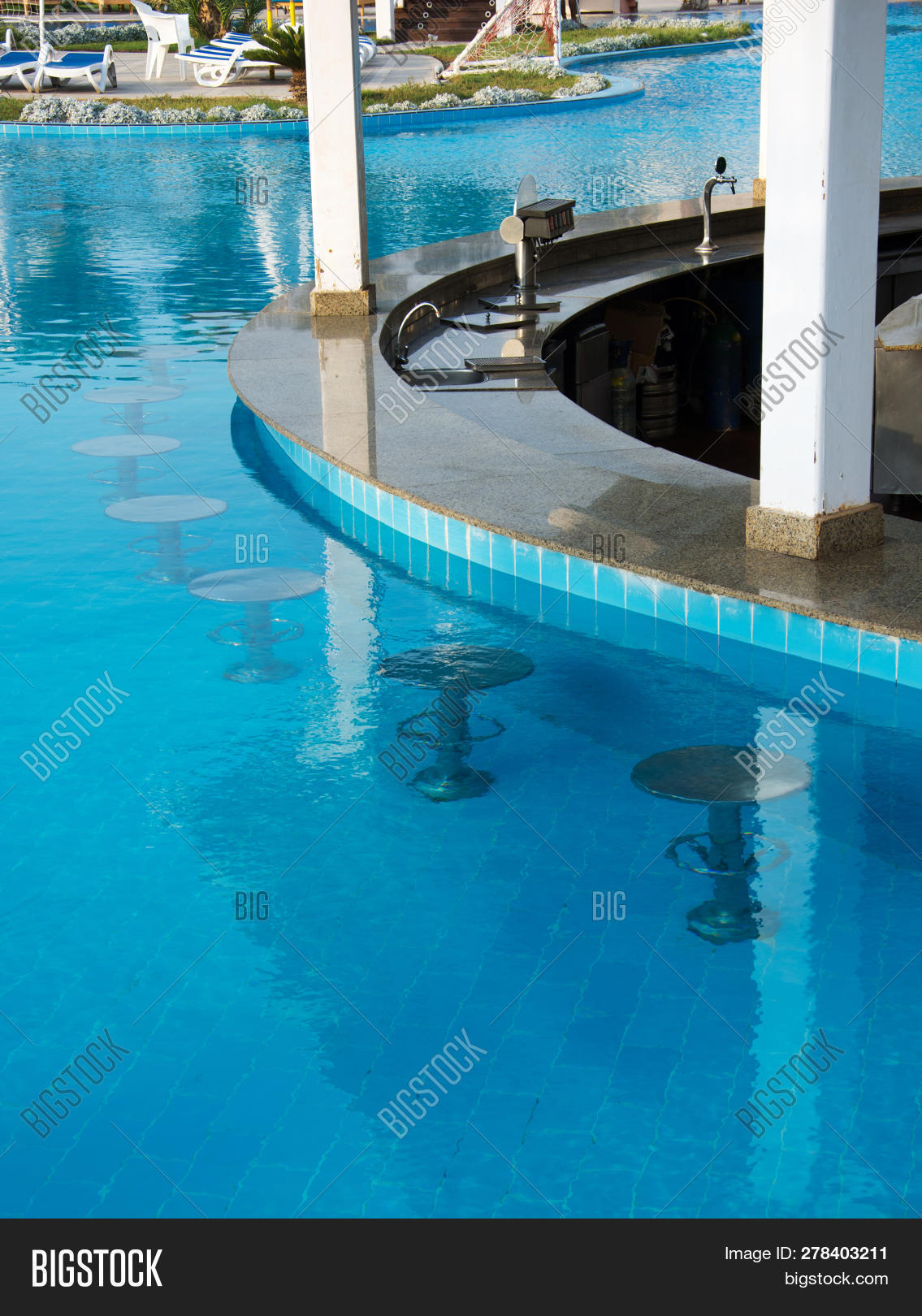 Swimming Pool Bar Area Image & Photo (Free Trial) | Bigstock