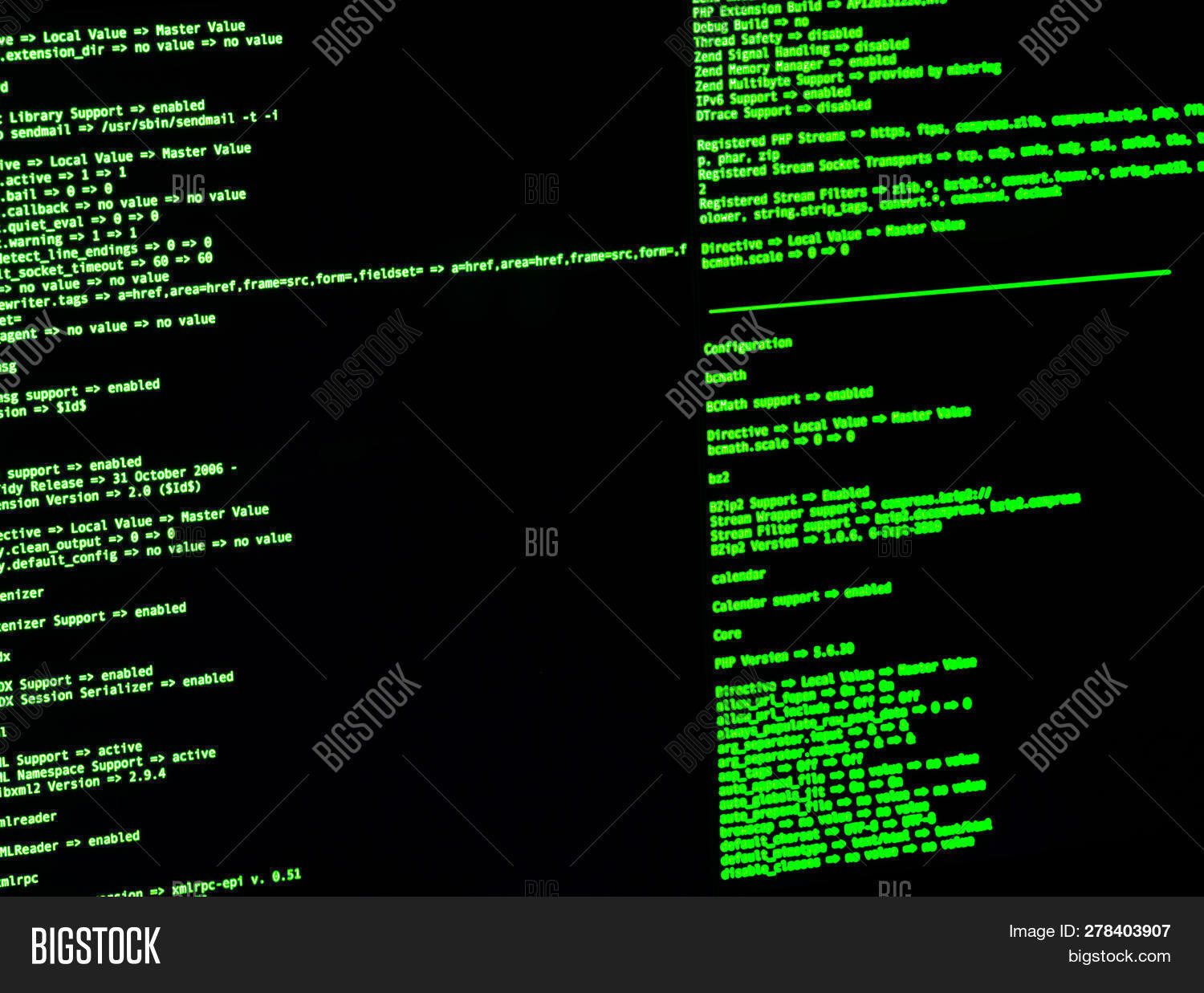 Green Code Command Image & Photo (free Trial) | Bigstock