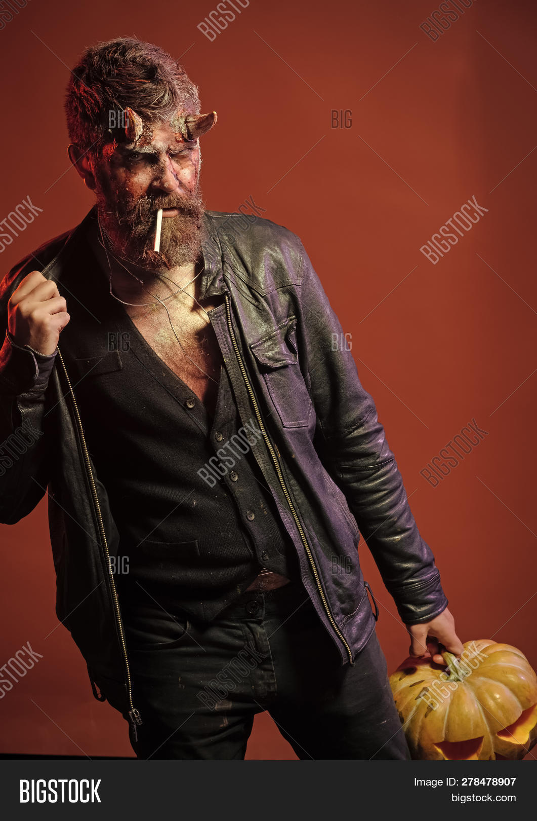 Halloween Man Satan Image & Photo (Free Trial) | Bigstock