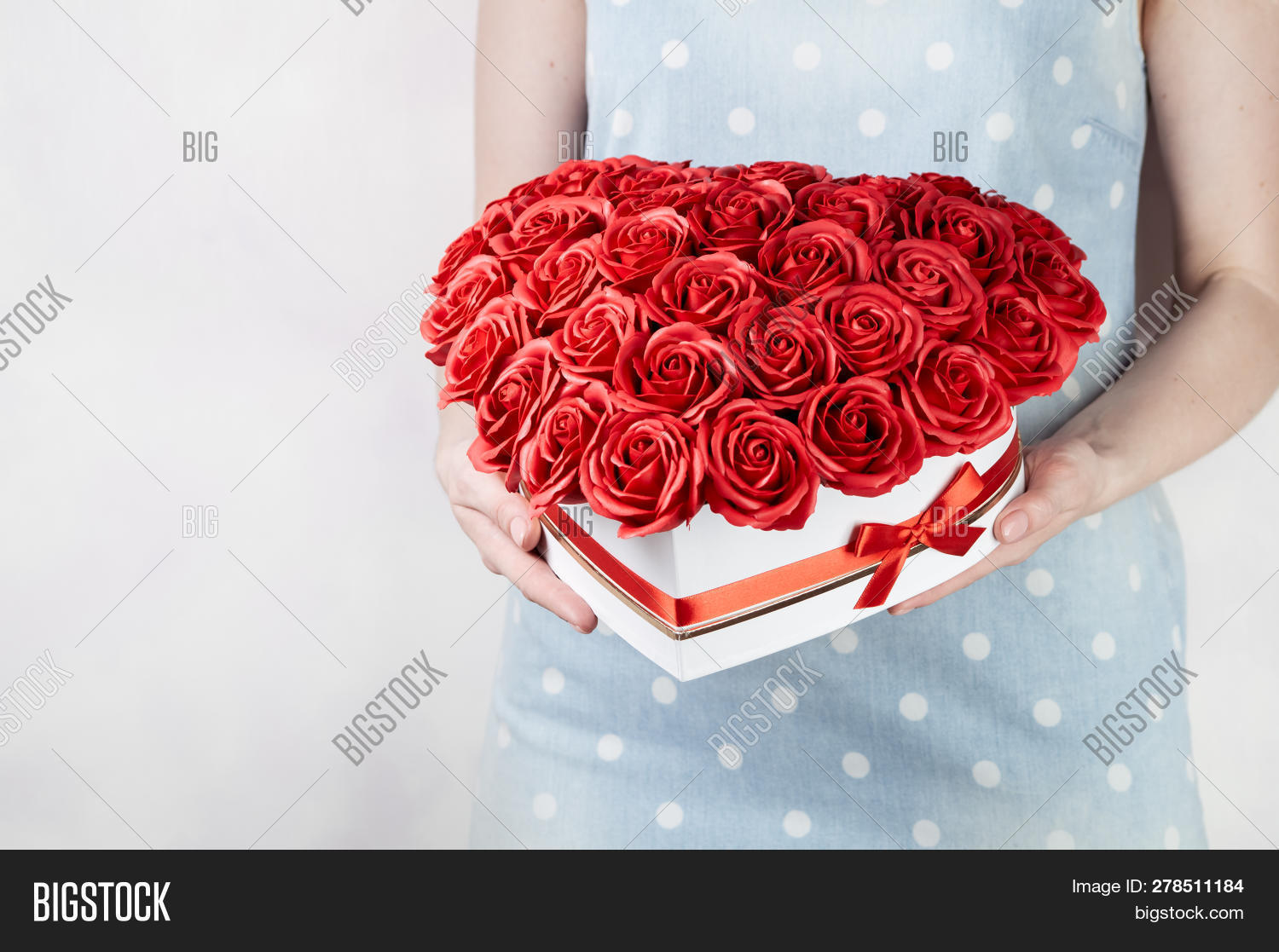Flowers Gift: Girl Image & Photo (Free Trial) | Bigstock