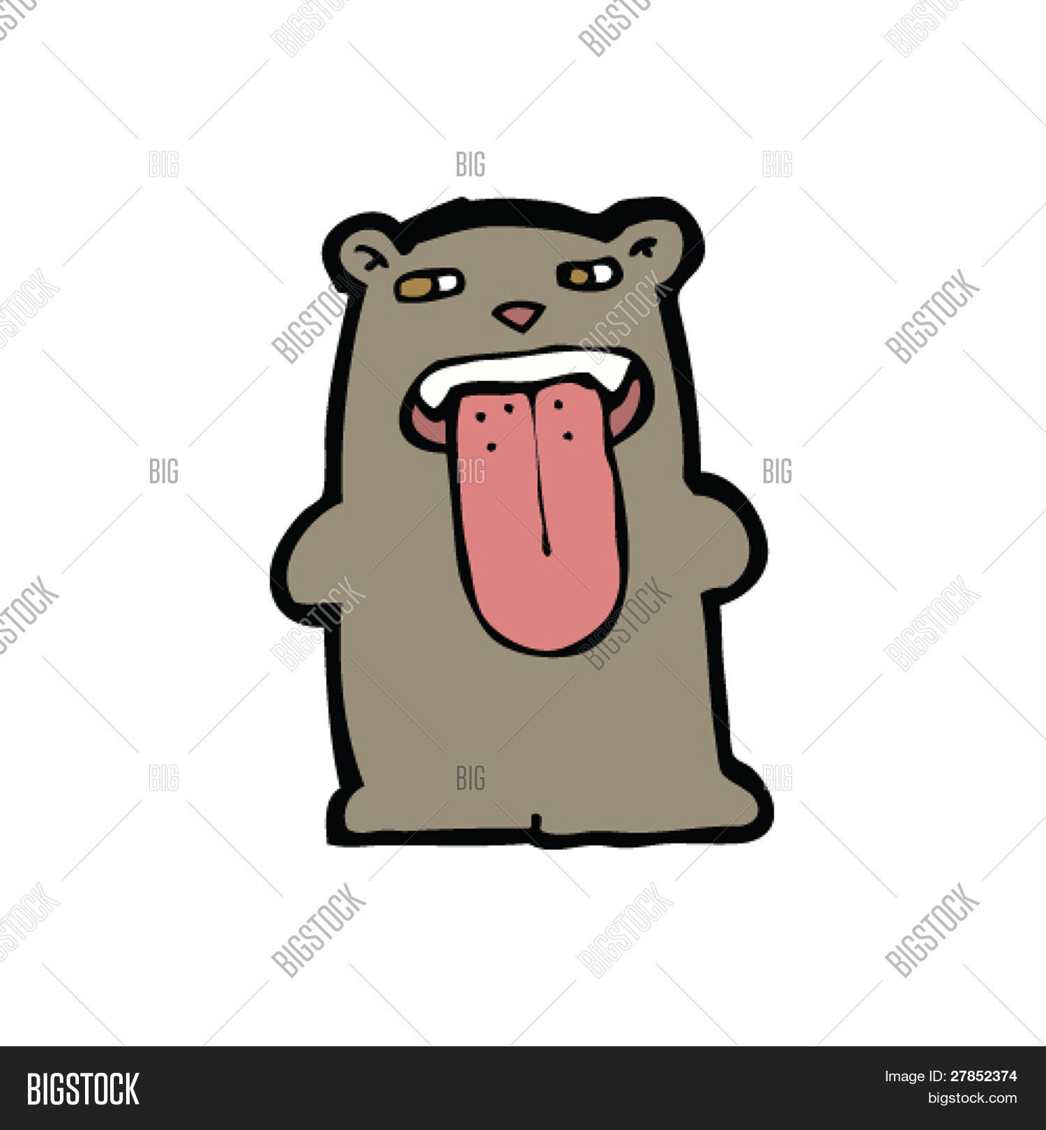 Odd Bear Cartoon Vector & Photo (Free Trial) | Bigstock