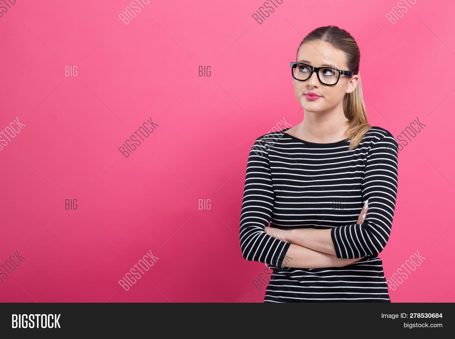 Young Woman Thoughtful Image & Photo (Free Trial) | Bigstock