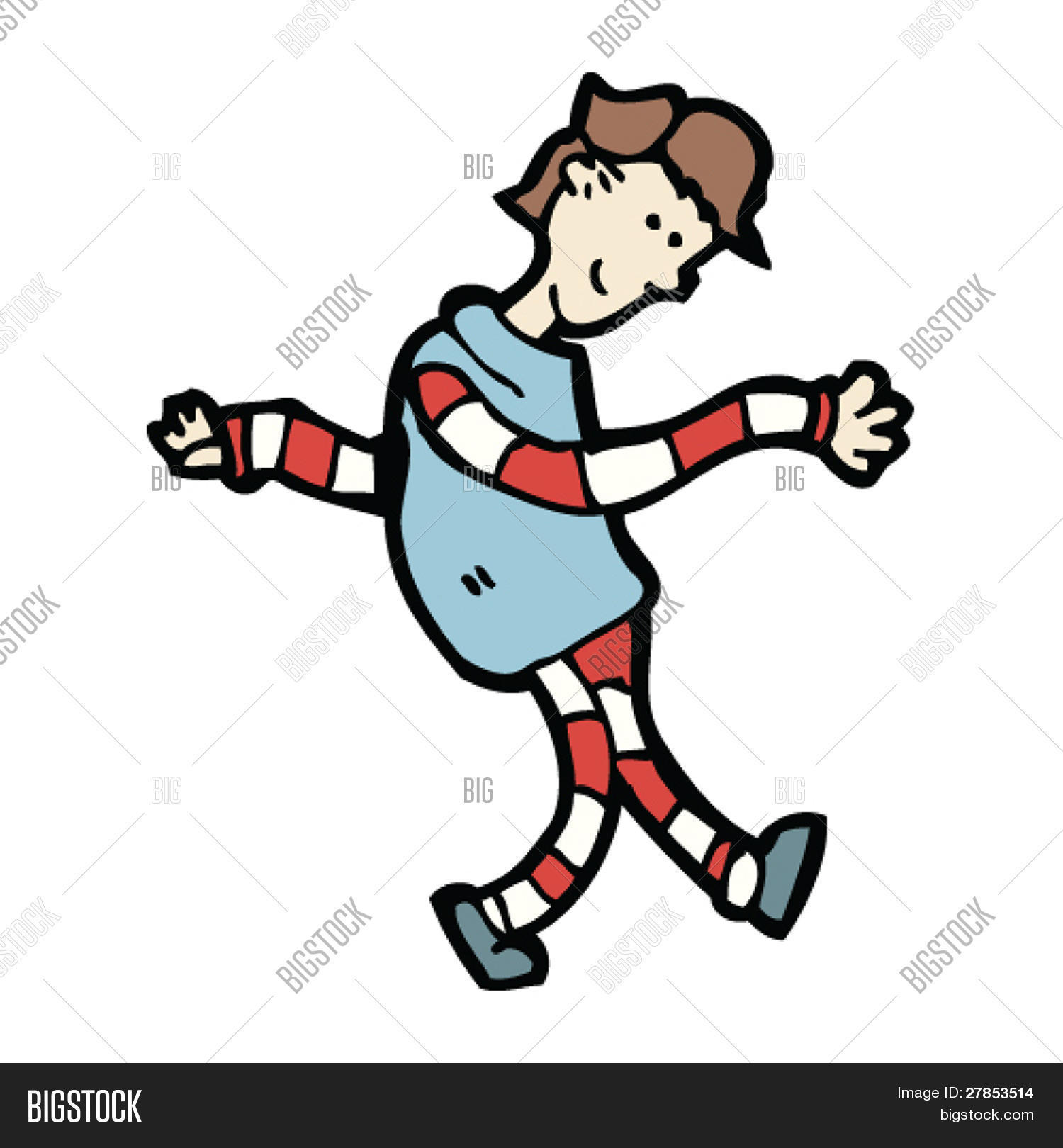 Dancing Man Cartoon Vector & Photo (Free Trial) | Bigstock