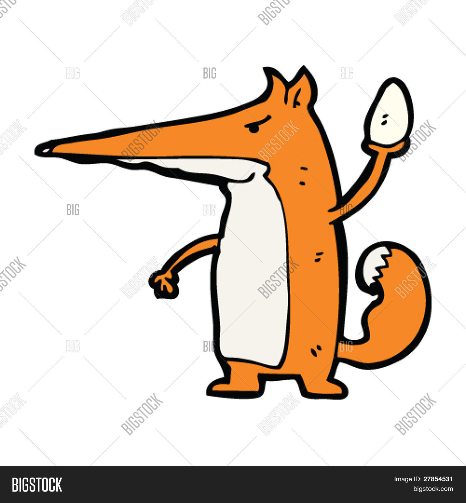 Mean Fox Cartoon Vector & Photo (Free Trial) | Bigstock