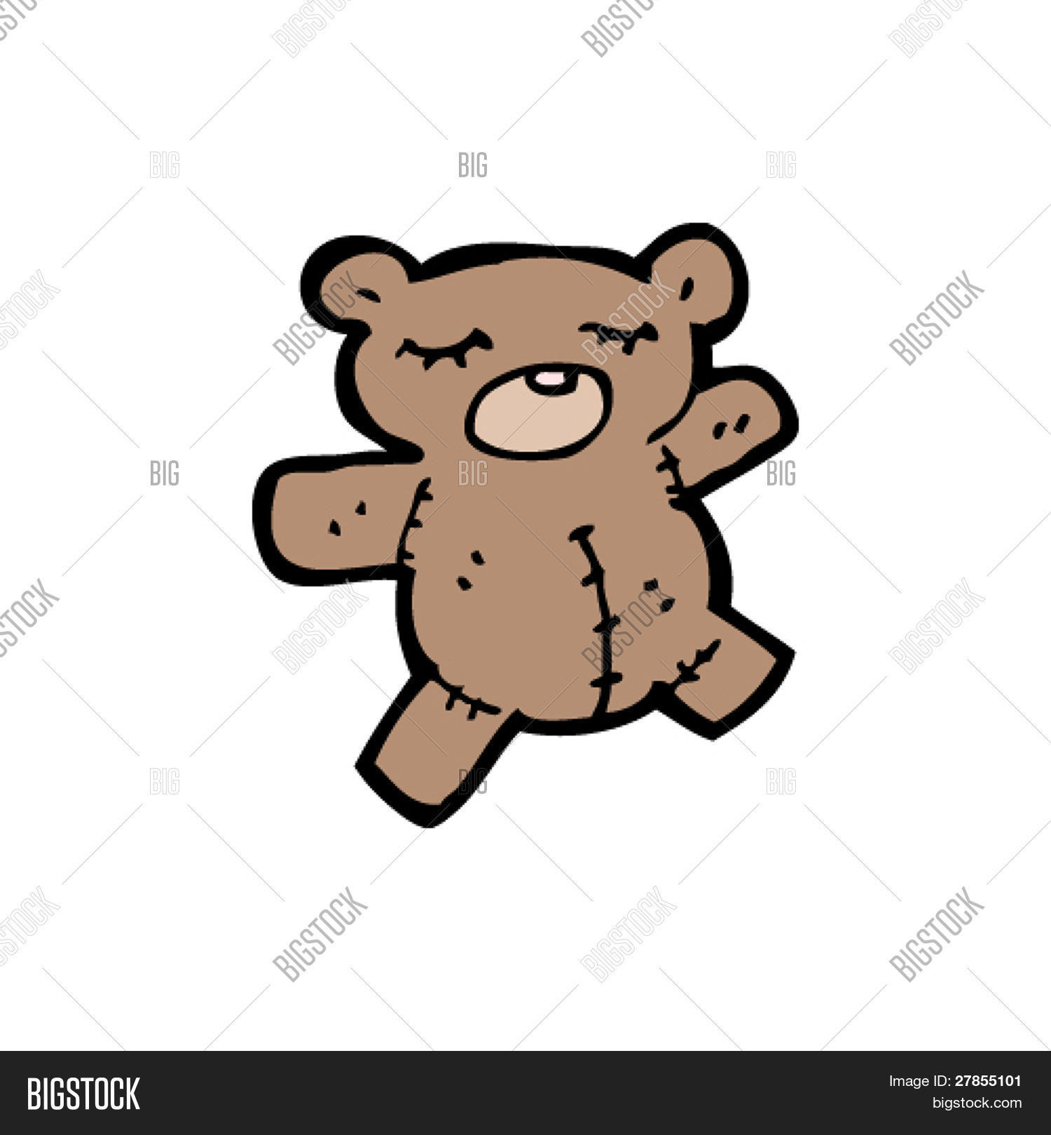 Teddy Bear Cartoon Vector & Photo (Free Trial) | Bigstock