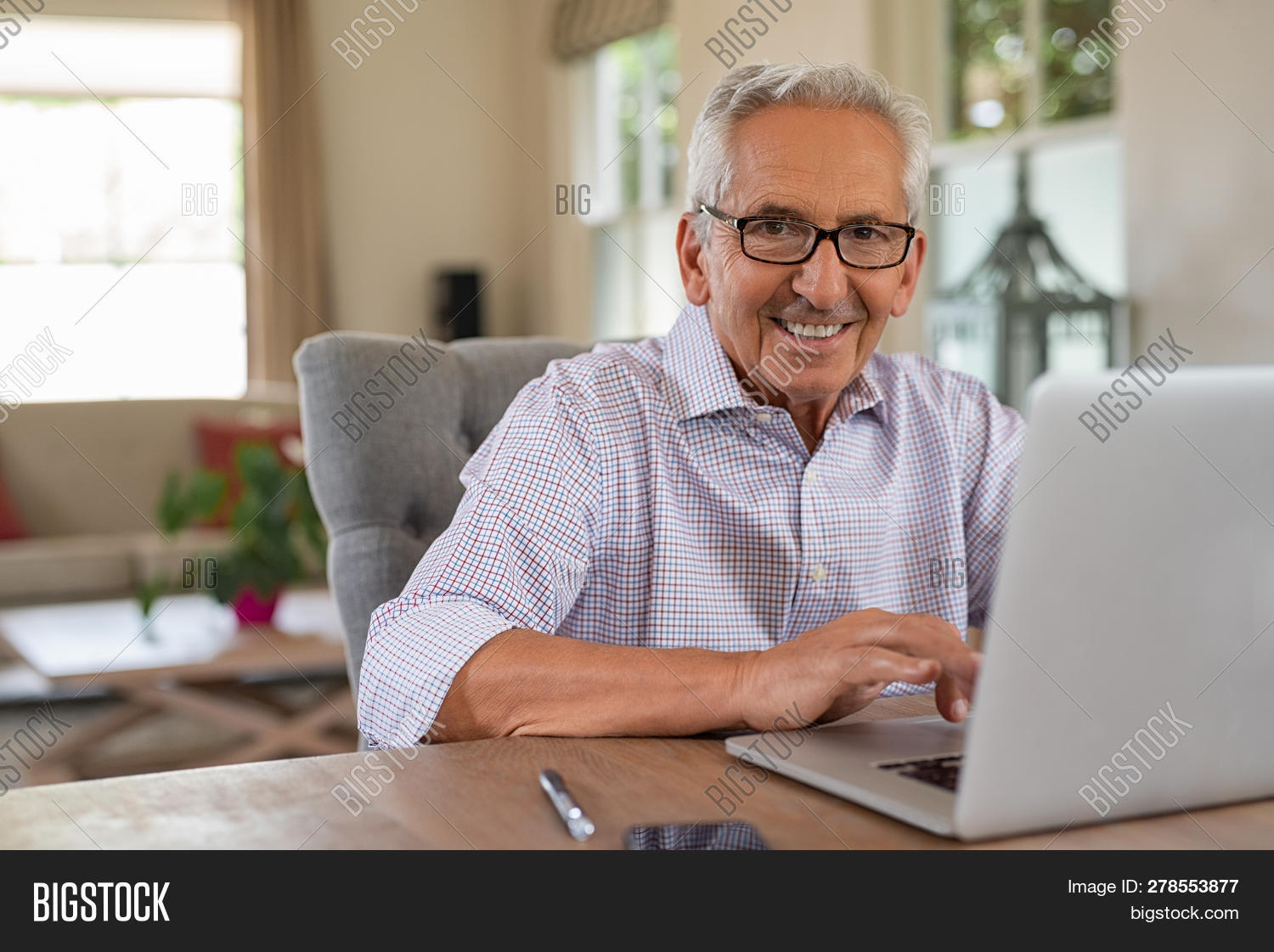 Smiling Senior Man Image & Photo (Free Trial) | Bigstock