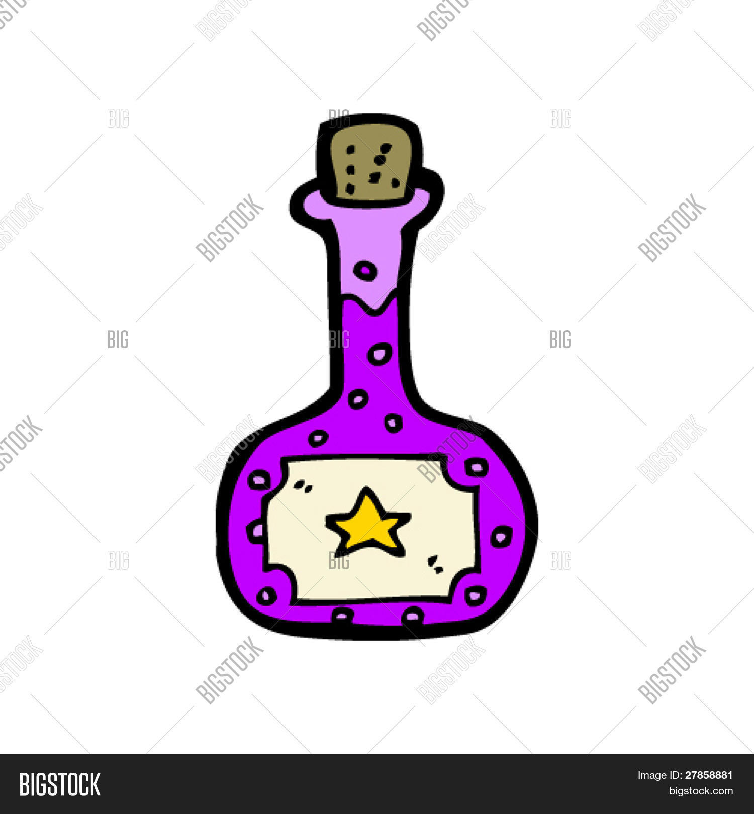 Magic Potion Cartoon Vector & Photo (Free Trial) | Bigstock