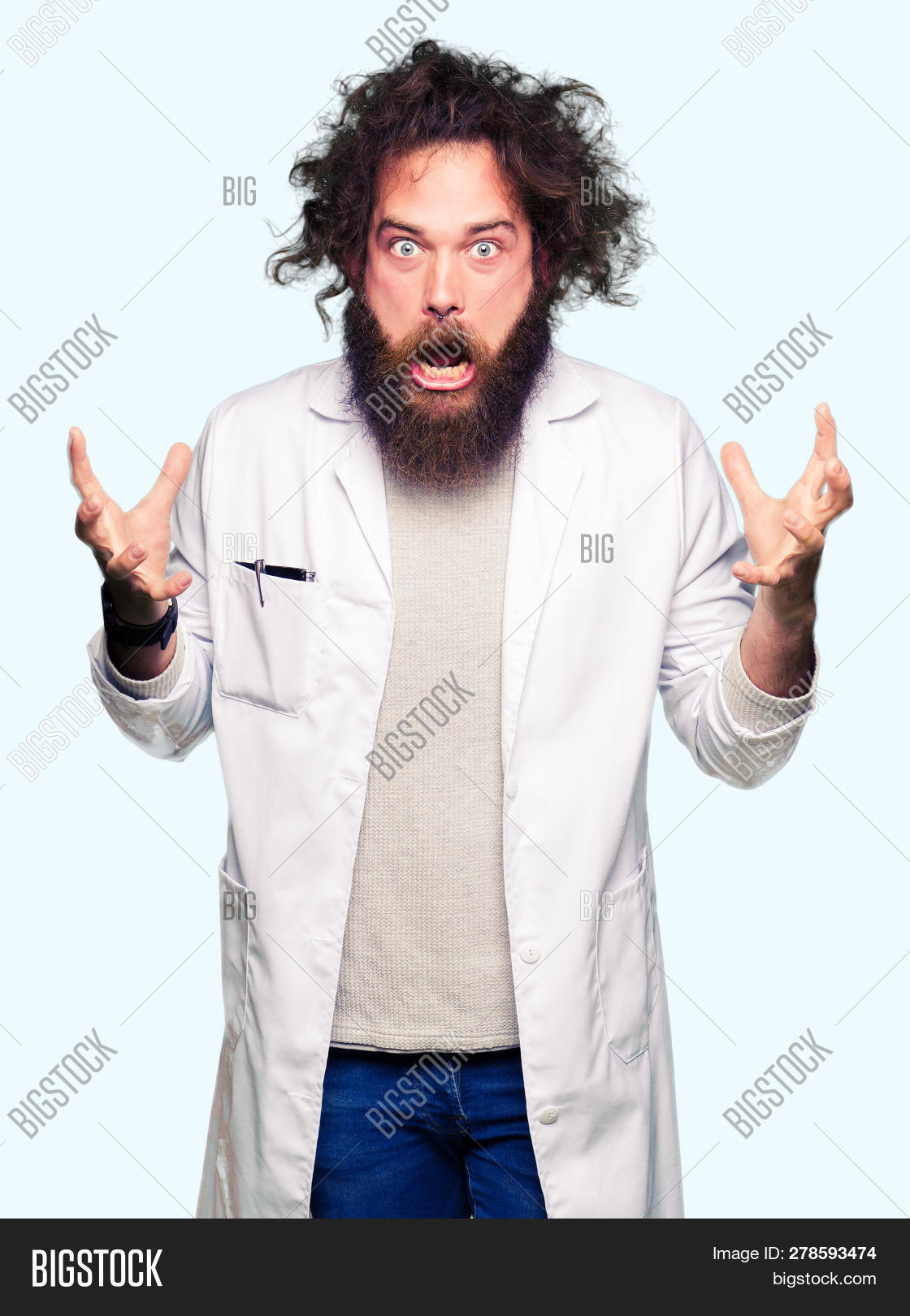 Crazy Scientist Funny Image & Photo (Free Trial) | Bigstock