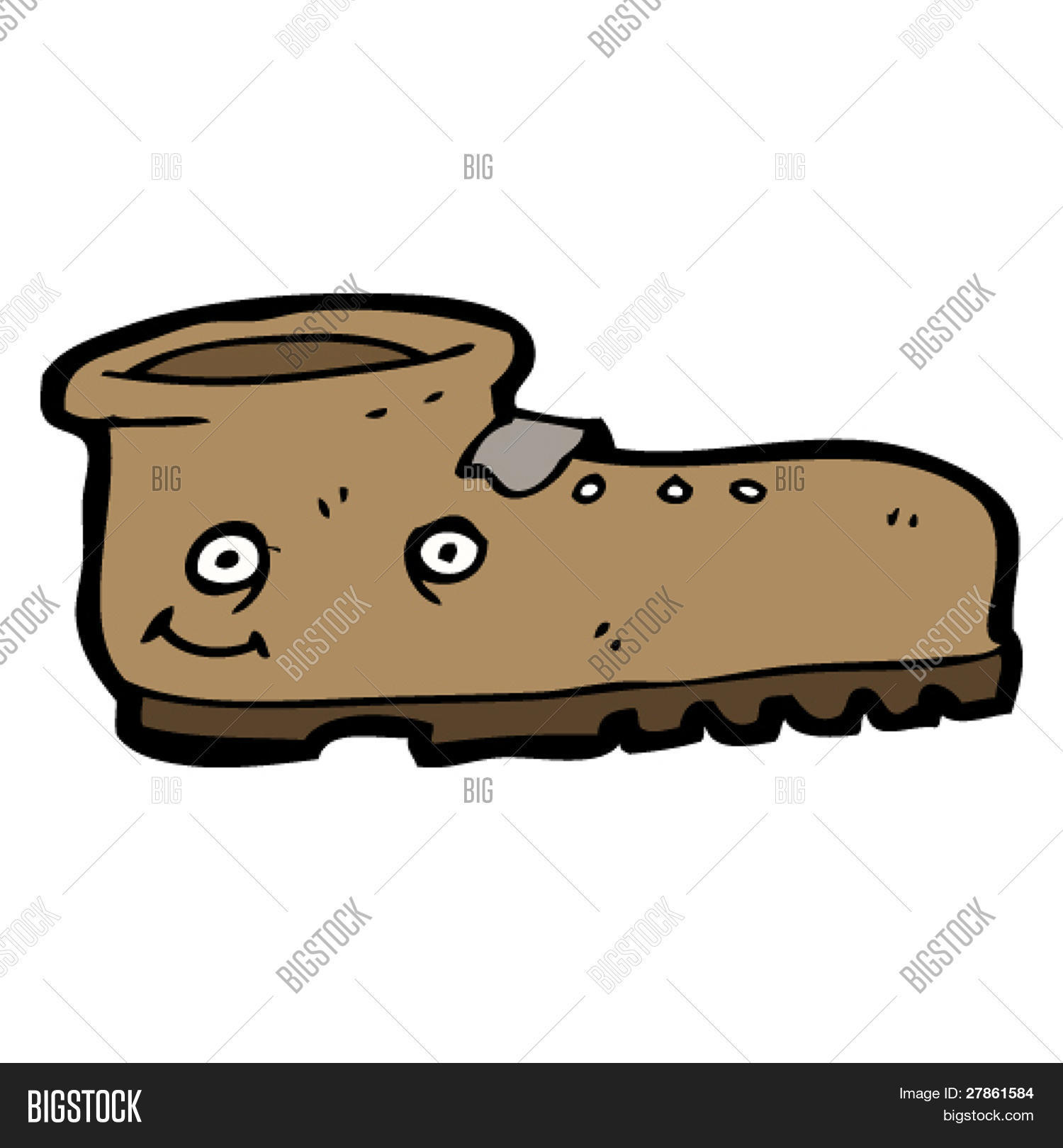 Happy Old Shoe Vector & Photo (Free Trial) | Bigstock