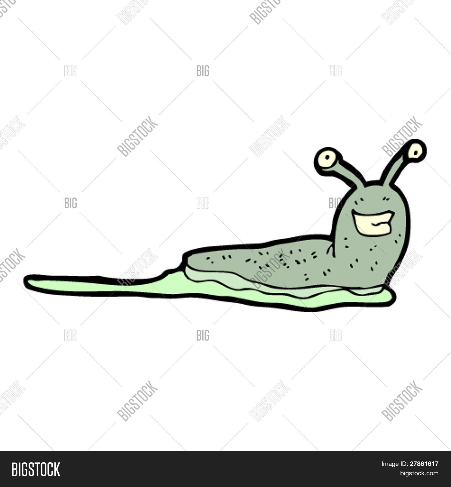 Slug Cartoon Vector & Photo (Free Trial) | Bigstock