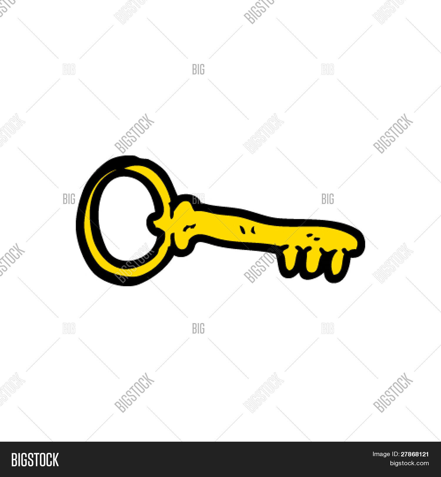 Battered Old Key Vector & Photo (Free Trial) | Bigstock