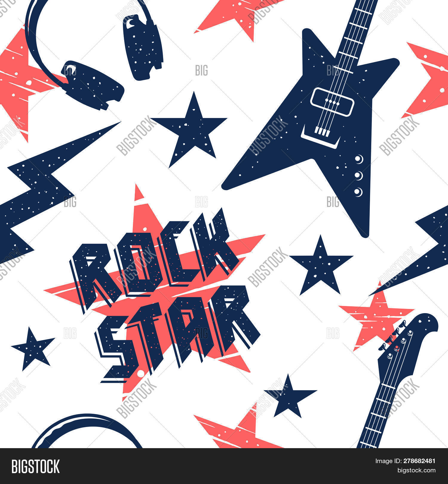 Rock Music Seamless Image & Photo (Free Trial) | Bigstock