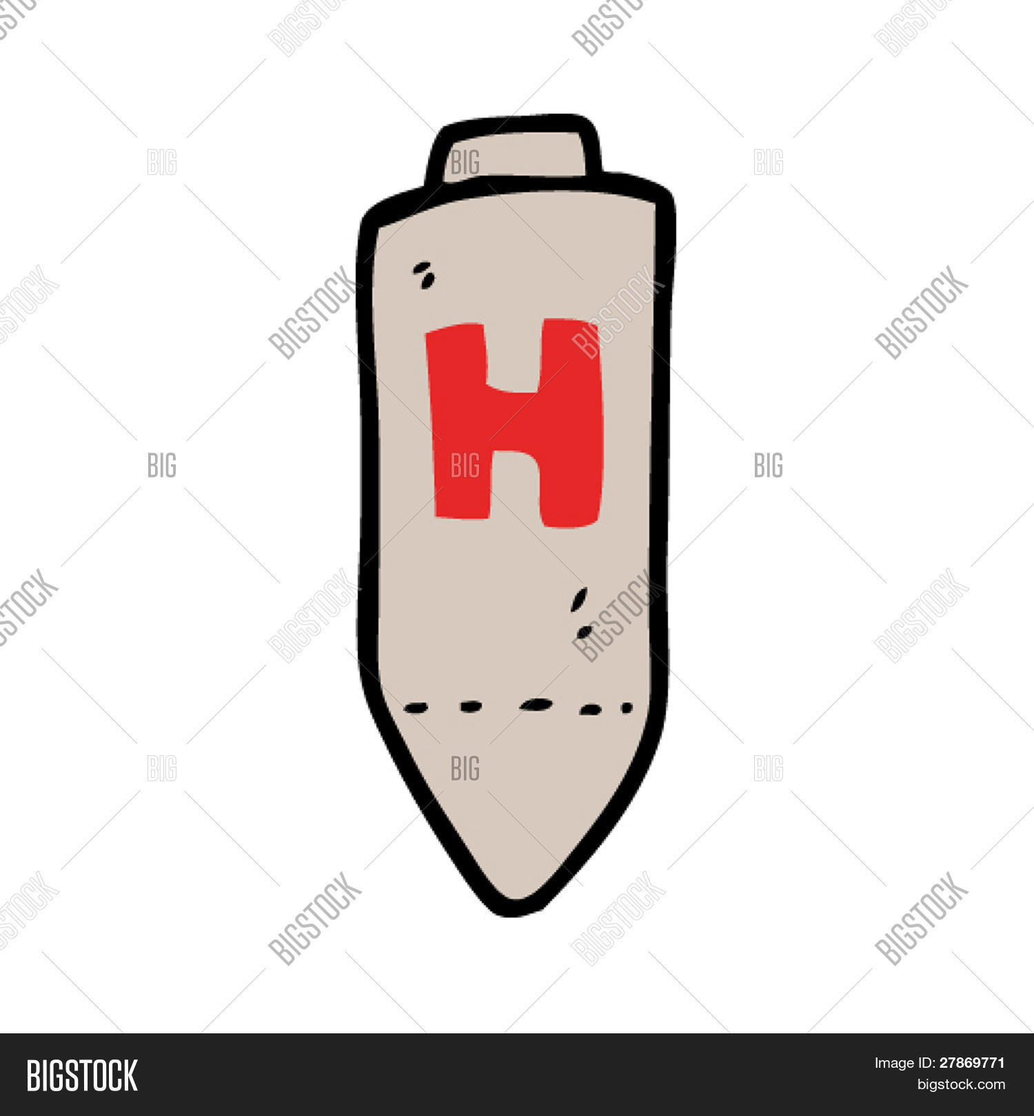 H Bomb Cartoon Vector & Photo (Free Trial) | Bigstock