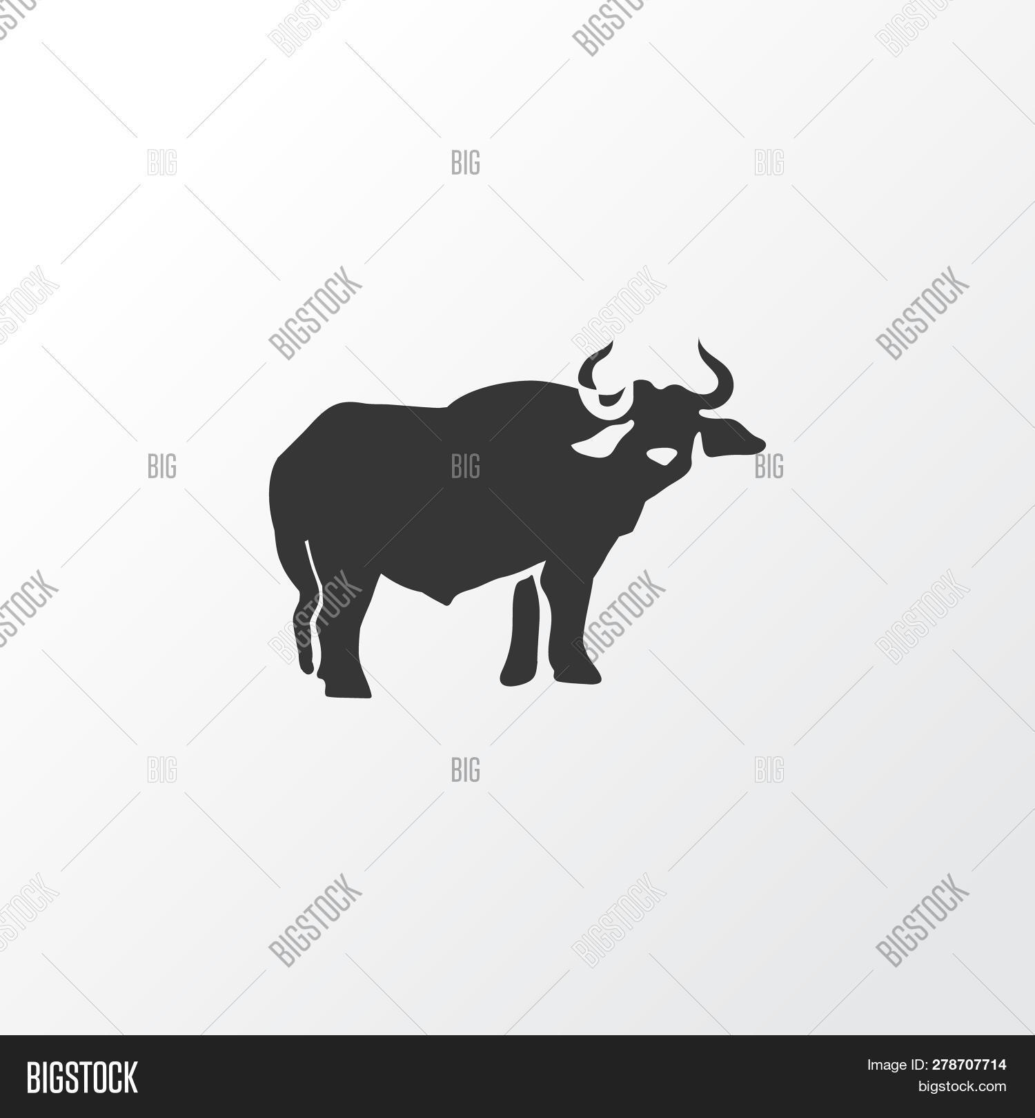 Ox Icon Symbol. Image & Photo (Free Trial) | Bigstock