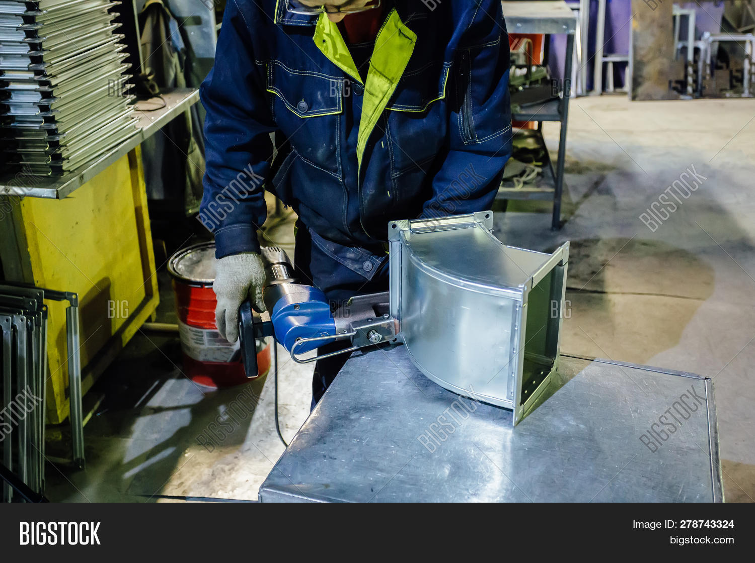 Worker Metalworking Image & Photo (Free Trial) | Bigstock