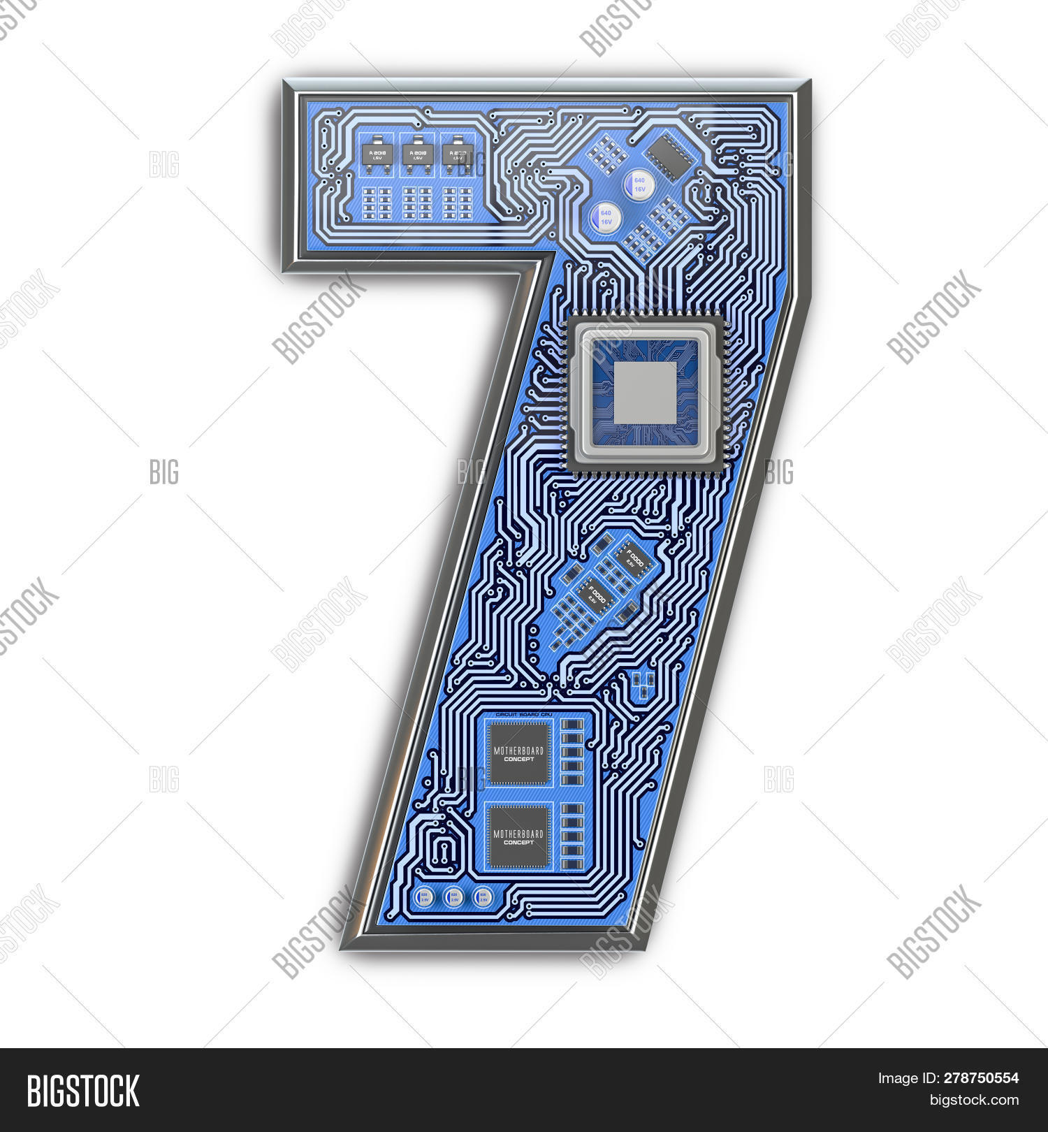 Number 7 Seven Image & Photo (Free Trial) | Bigstock
