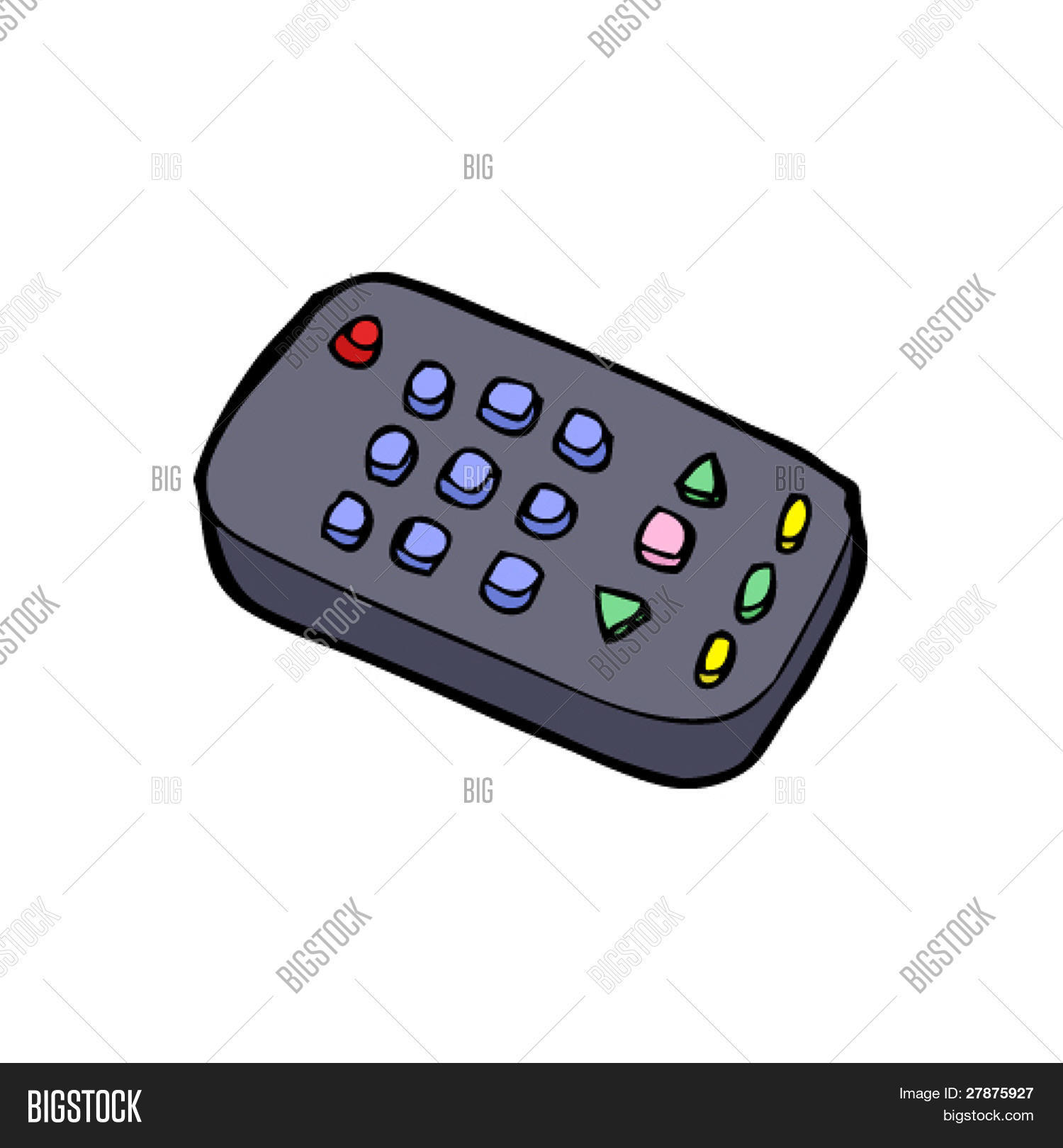 Vector y foto Dibujos Animados De Control Remoto | Bigstock