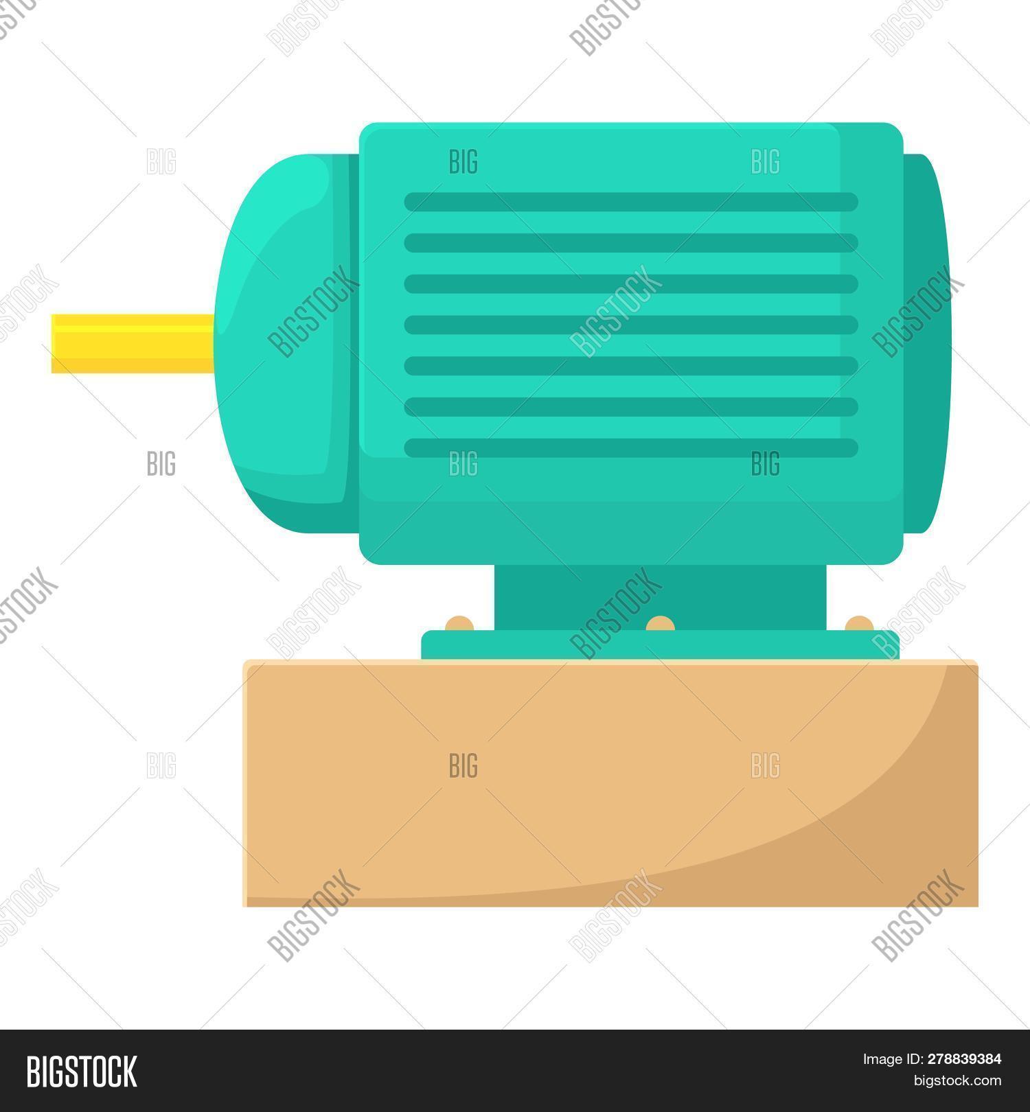 Electric Motor Icon. Image & Photo (Free Trial) | Bigstock