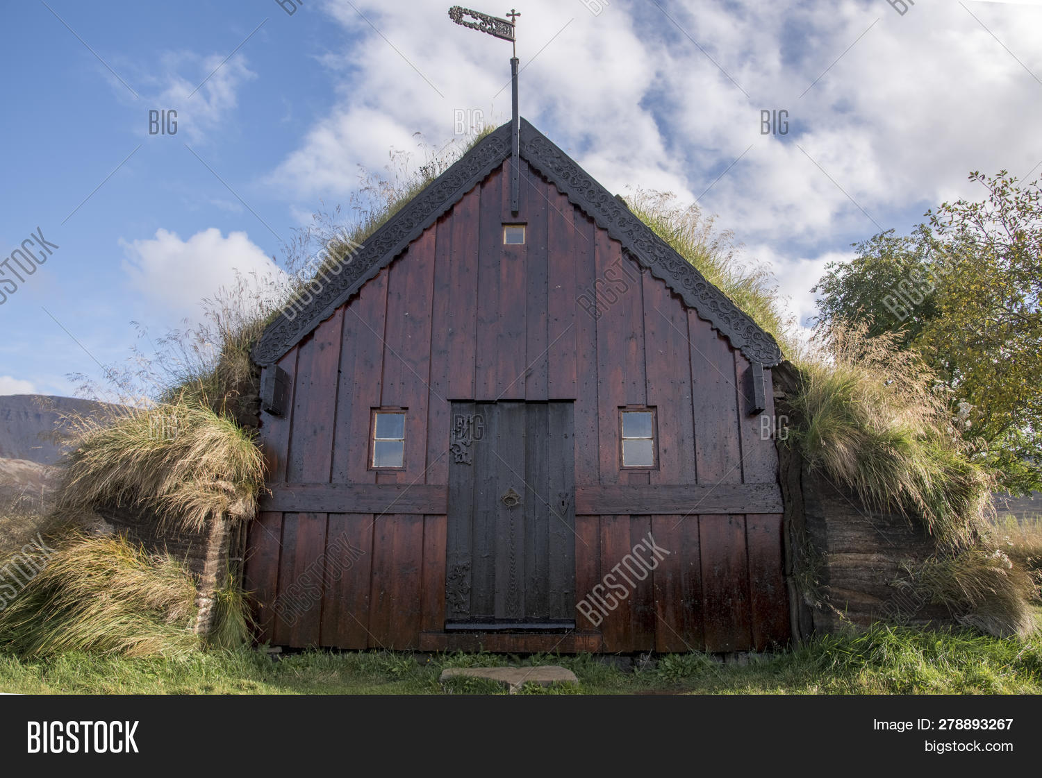 Grafarkirkja Turf Image & Photo (Free Trial) | Bigstock