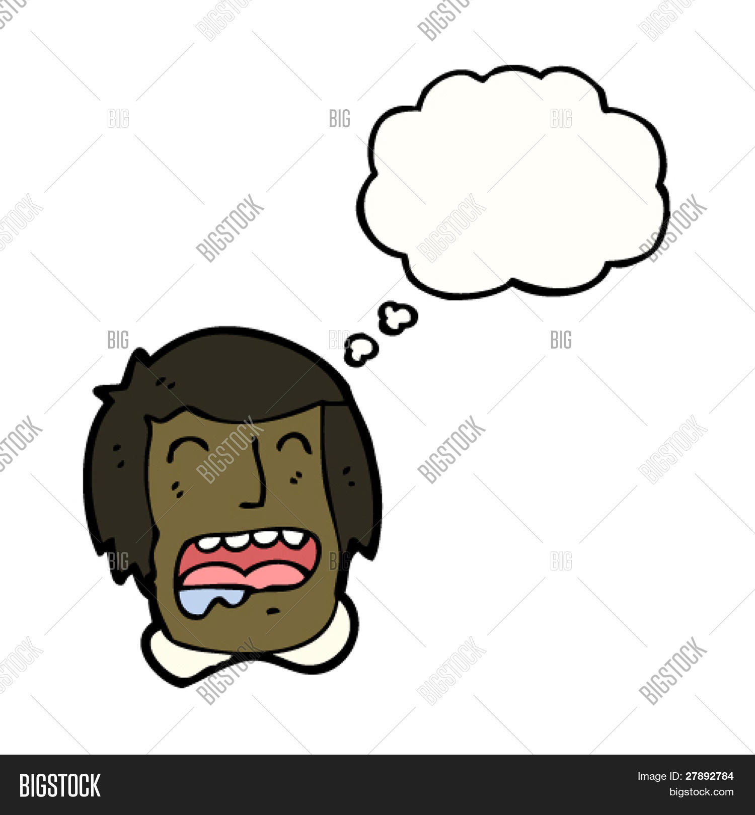 Cartoon Man Drooling Vector & Photo (Free Trial) | Bigstock