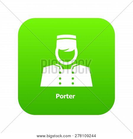 Porter Icon Green Image & Photo (Free Trial) | Bigstock