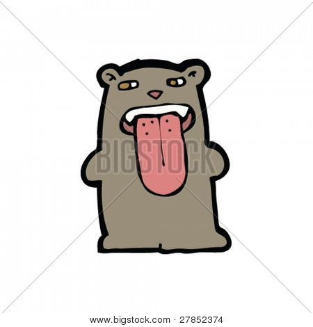 Odd Bear Cartoon Vector & Photo (Free Trial) | Bigstock