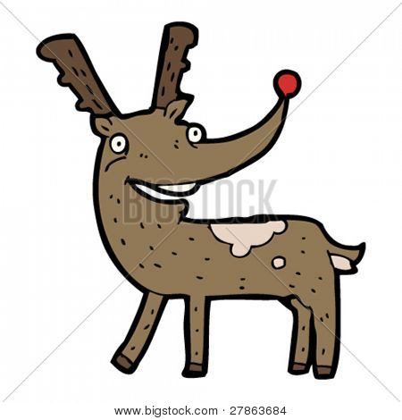 Rudolf Red Nosed Vector & Photo (Free Trial) | Bigstock