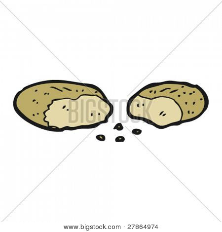 Broken Bread Cartoon Vector & Photo (Free Trial) | Bigstock