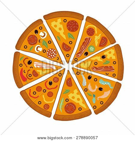 Pizza Triangle Images, Illustrations & Vectors (Free) - Bigstock