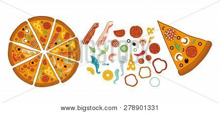 Pizza Triangle Images, Illustrations & Vectors (Free) - Bigstock