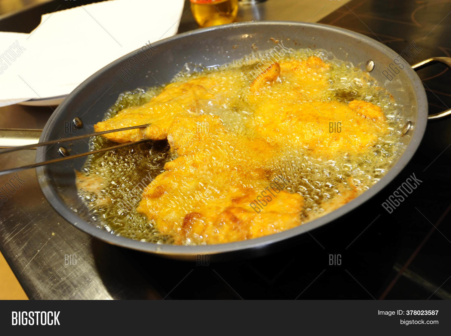 Deep Frying Wiener Image & Photo (Free Trial) | Bigstock