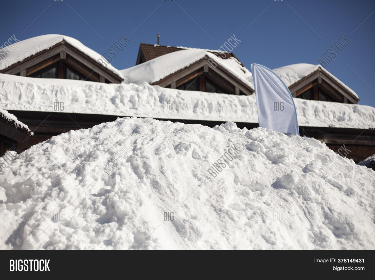 Snow Covered Roofs. Image & Photo (Free Trial) | Bigstock
