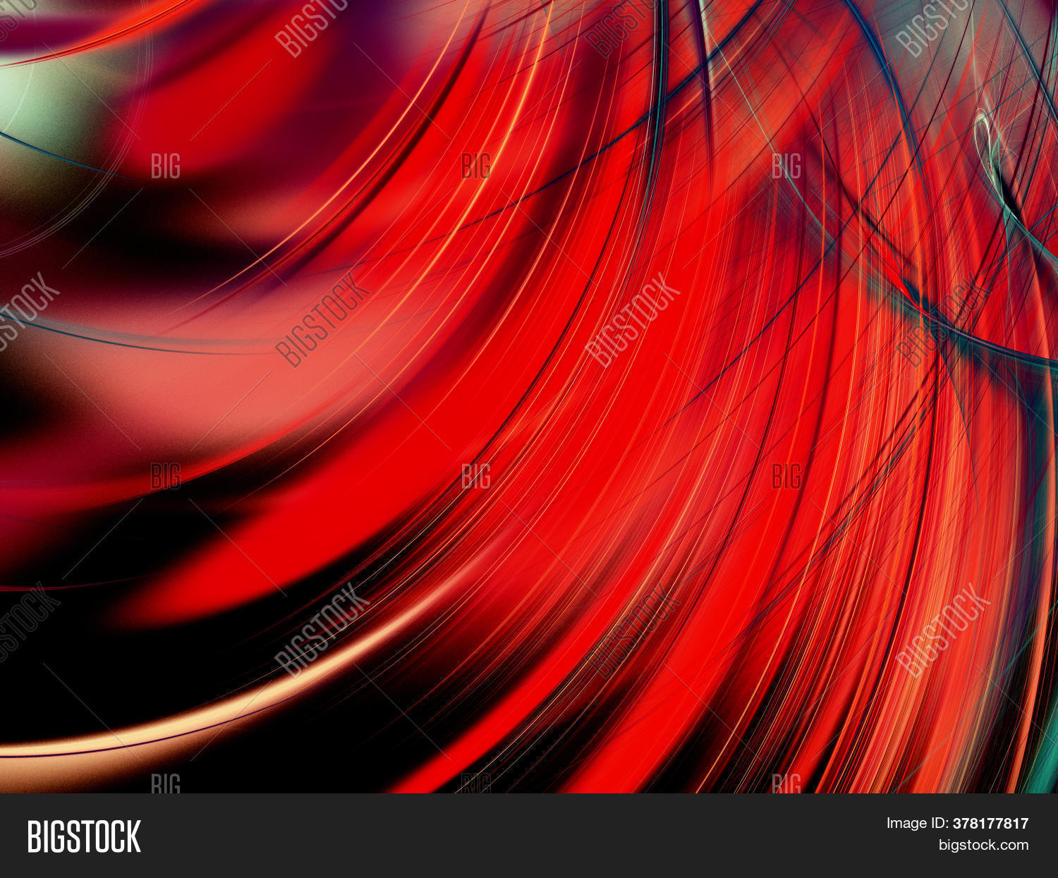 Red Abstract Fractal Image & Photo (Free Trial) | Bigstock