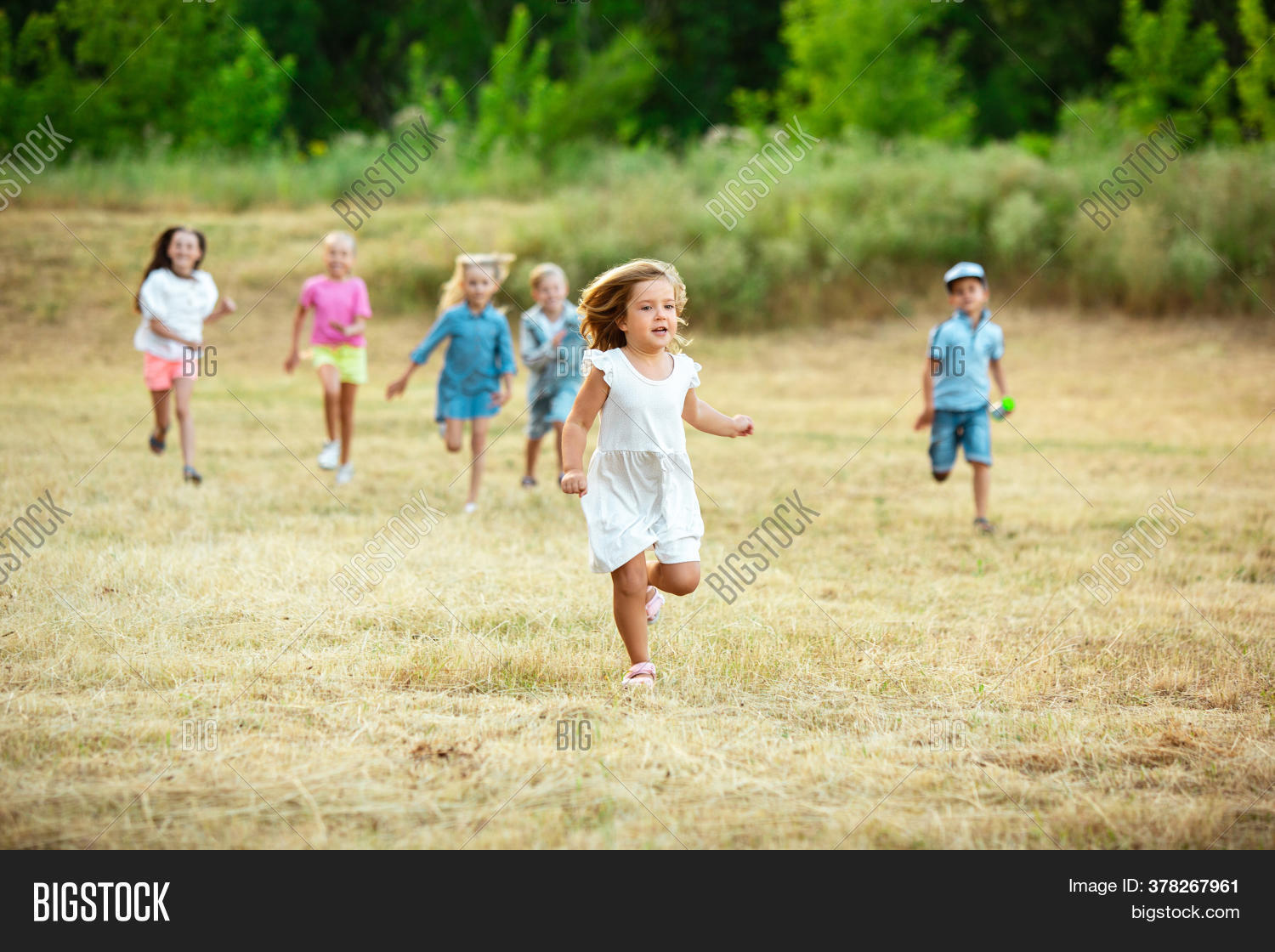 Kids, Children Running Image & Photo (Free Trial) | Bigstock