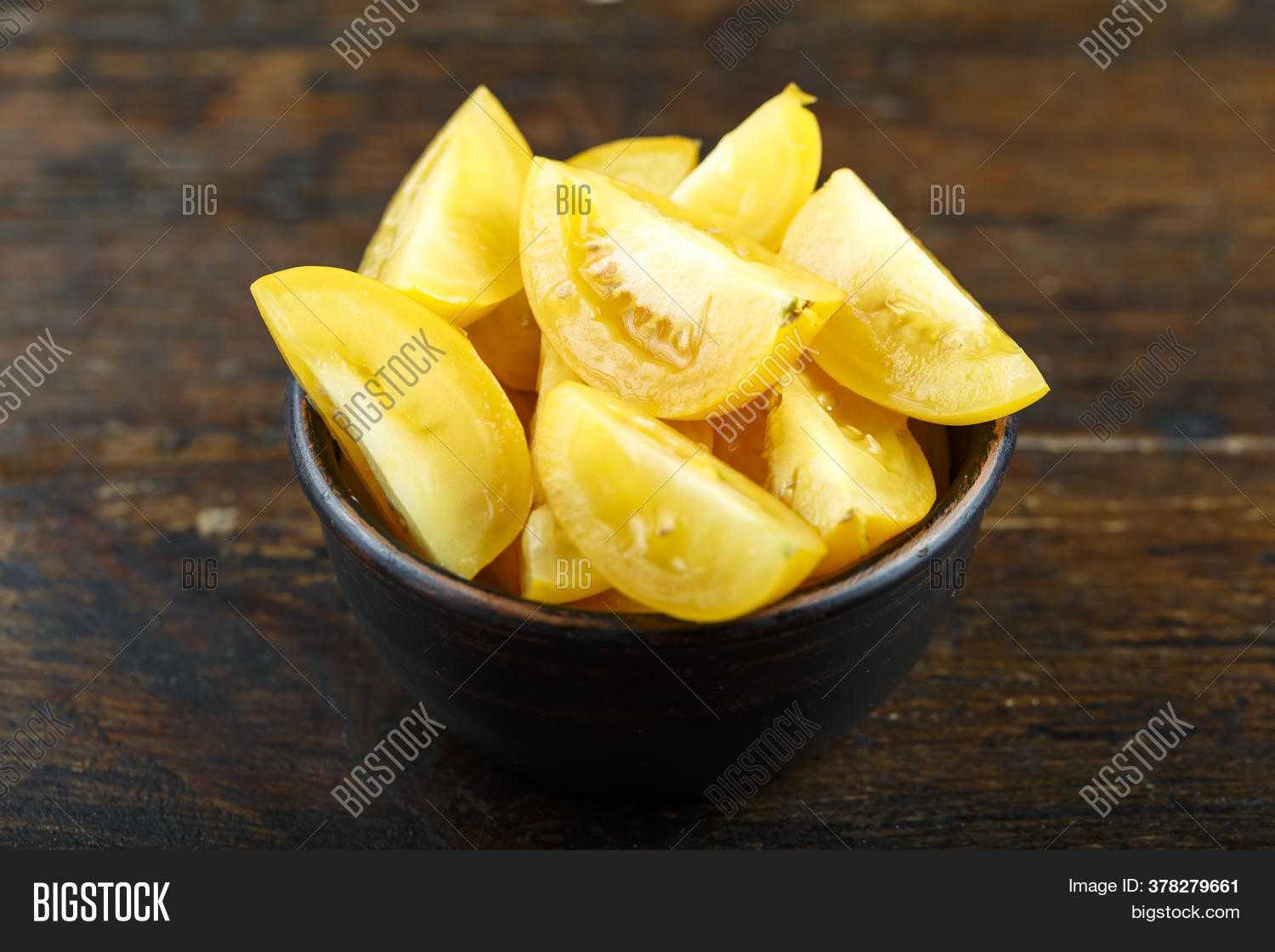 Sliced Yellow Tomato Image & Photo (Free Trial) | Bigstock