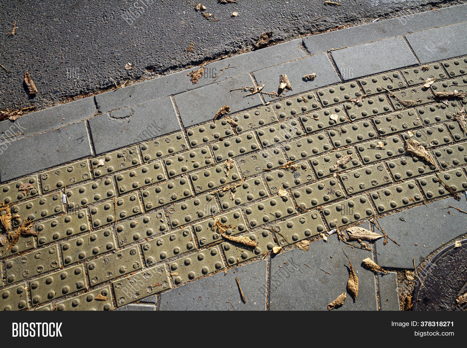 Textured Walkway Blind Image & Photo (Free Trial) | Bigstock