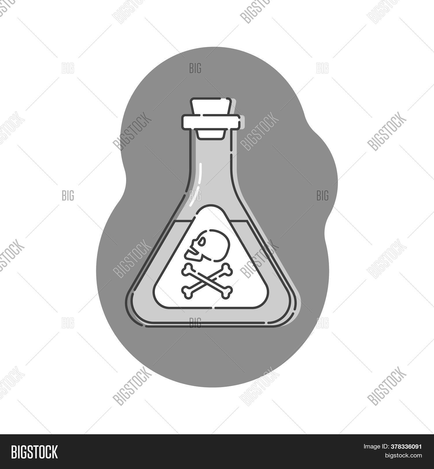 Flask Poison Skull Image & Photo (Free Trial) | Bigstock