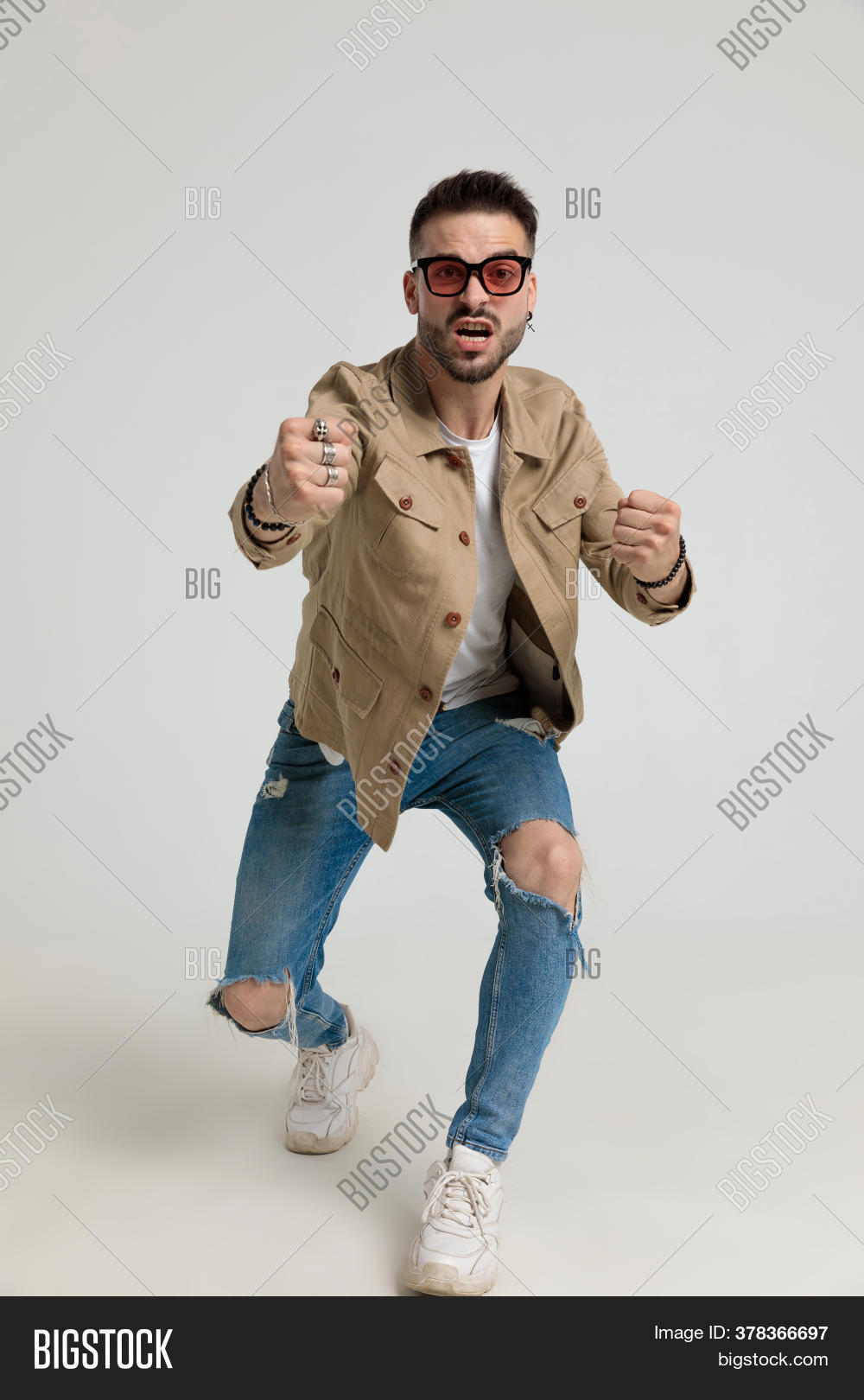 Angry Young Man Jacket Image & Photo (Free Trial) | Bigstock