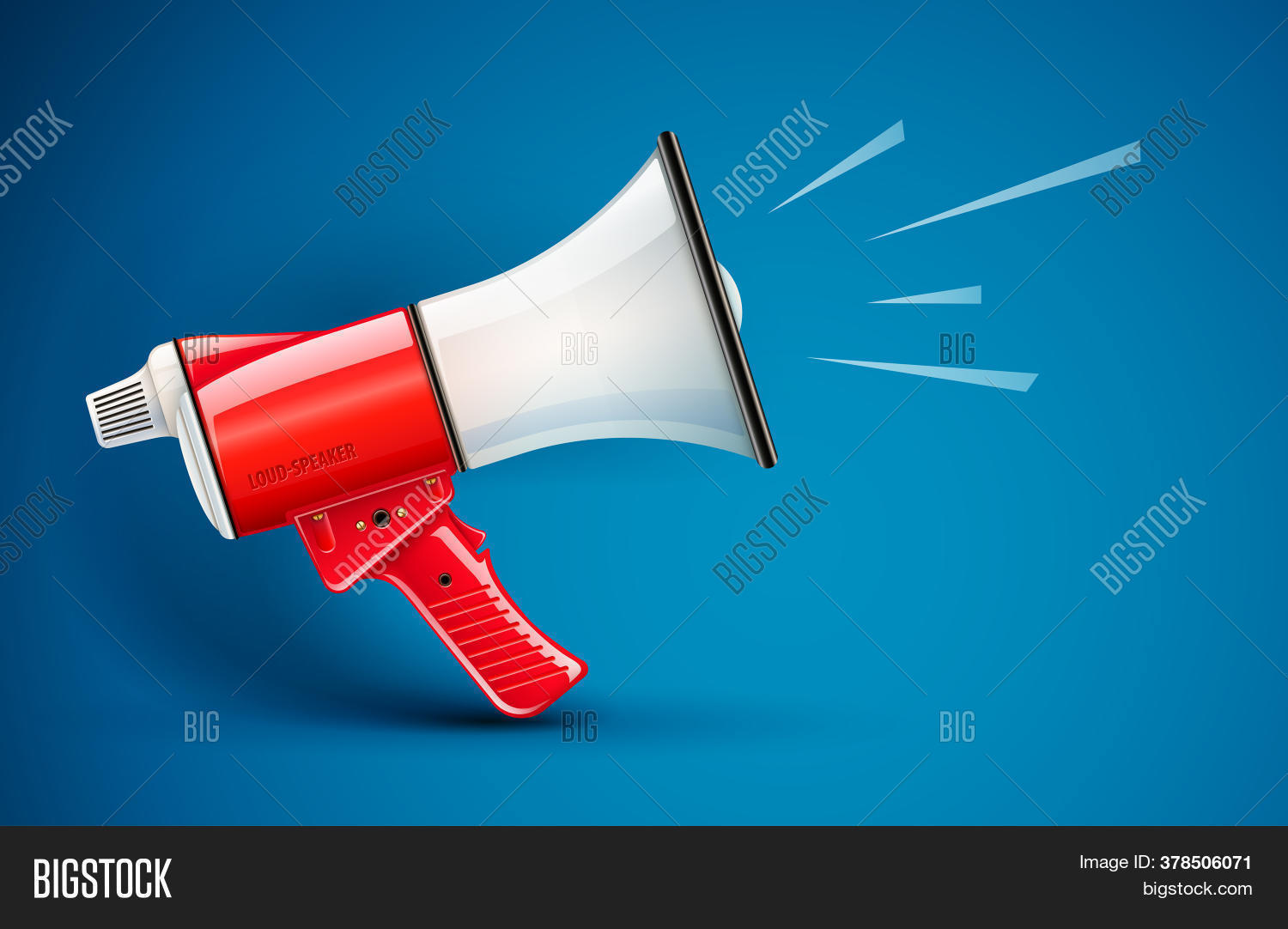 Megaphone Loud-speaker Image & Photo (Free Trial) | Bigstock
