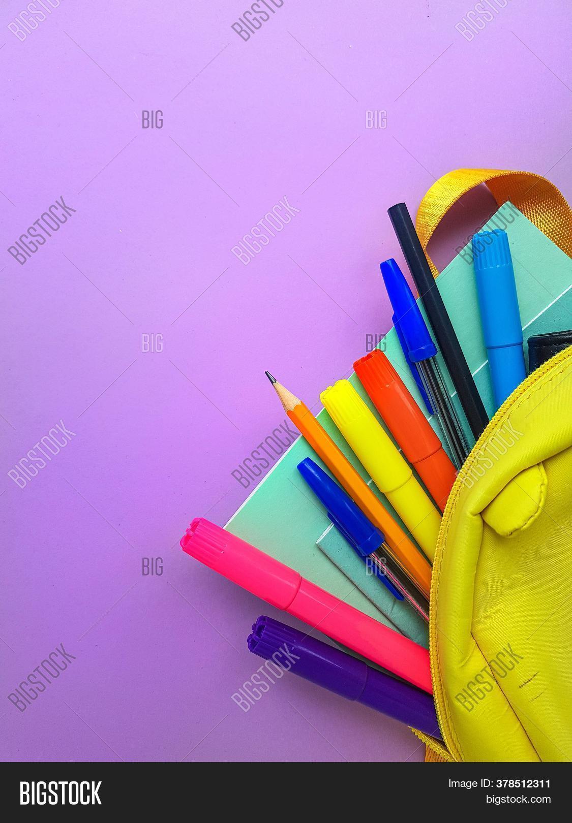 School Yellow Backpack Image & Photo (Free Trial) | Bigstock