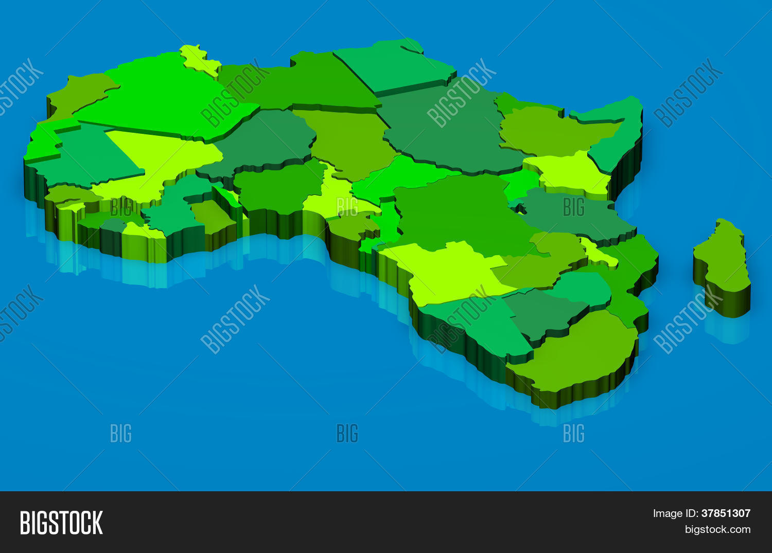 Political Map Africa Image & Photo (Free Trial) | Bigstock